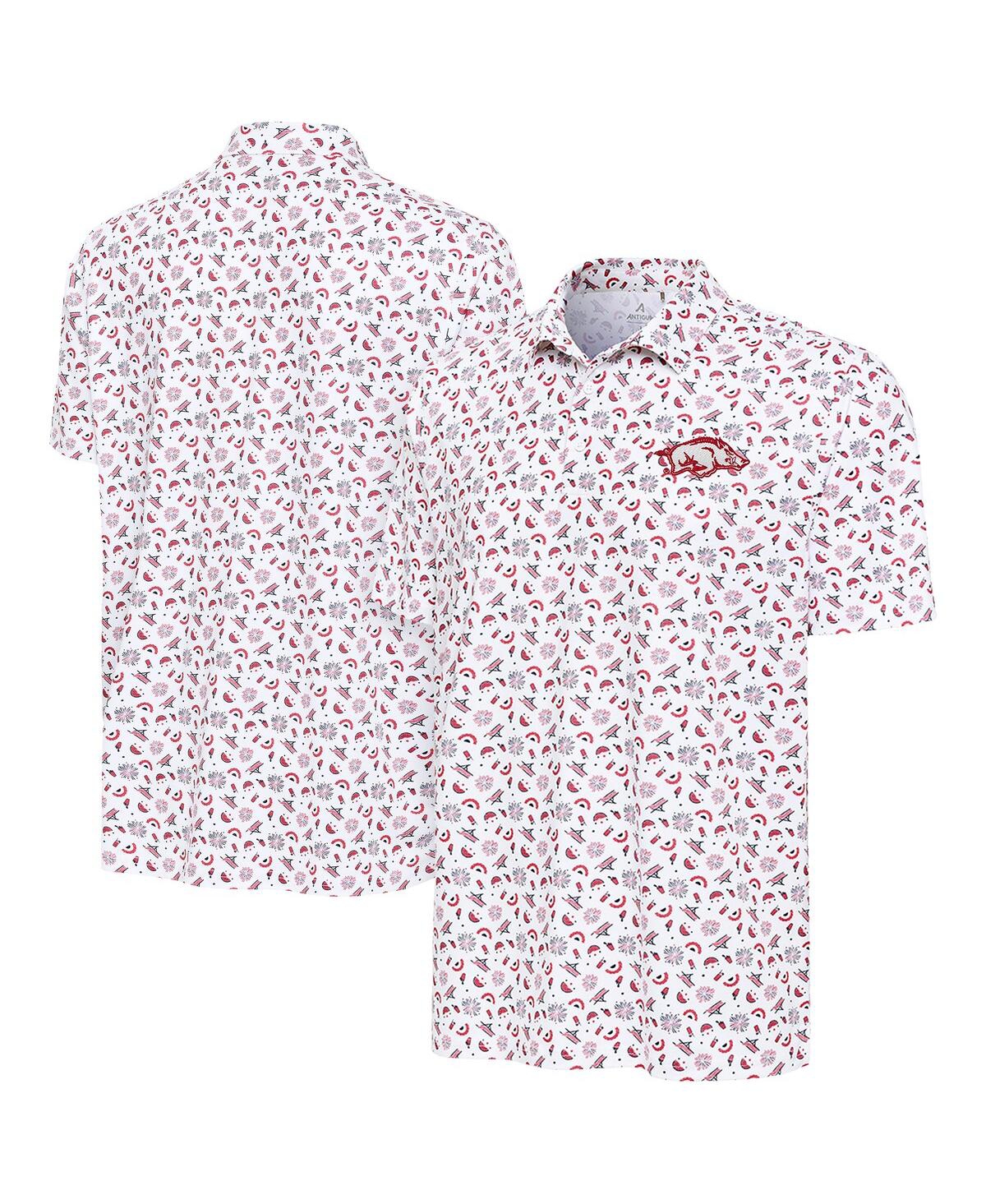 Click here for Antigua Mens White Arkansas Razorbacks Independenc... prices