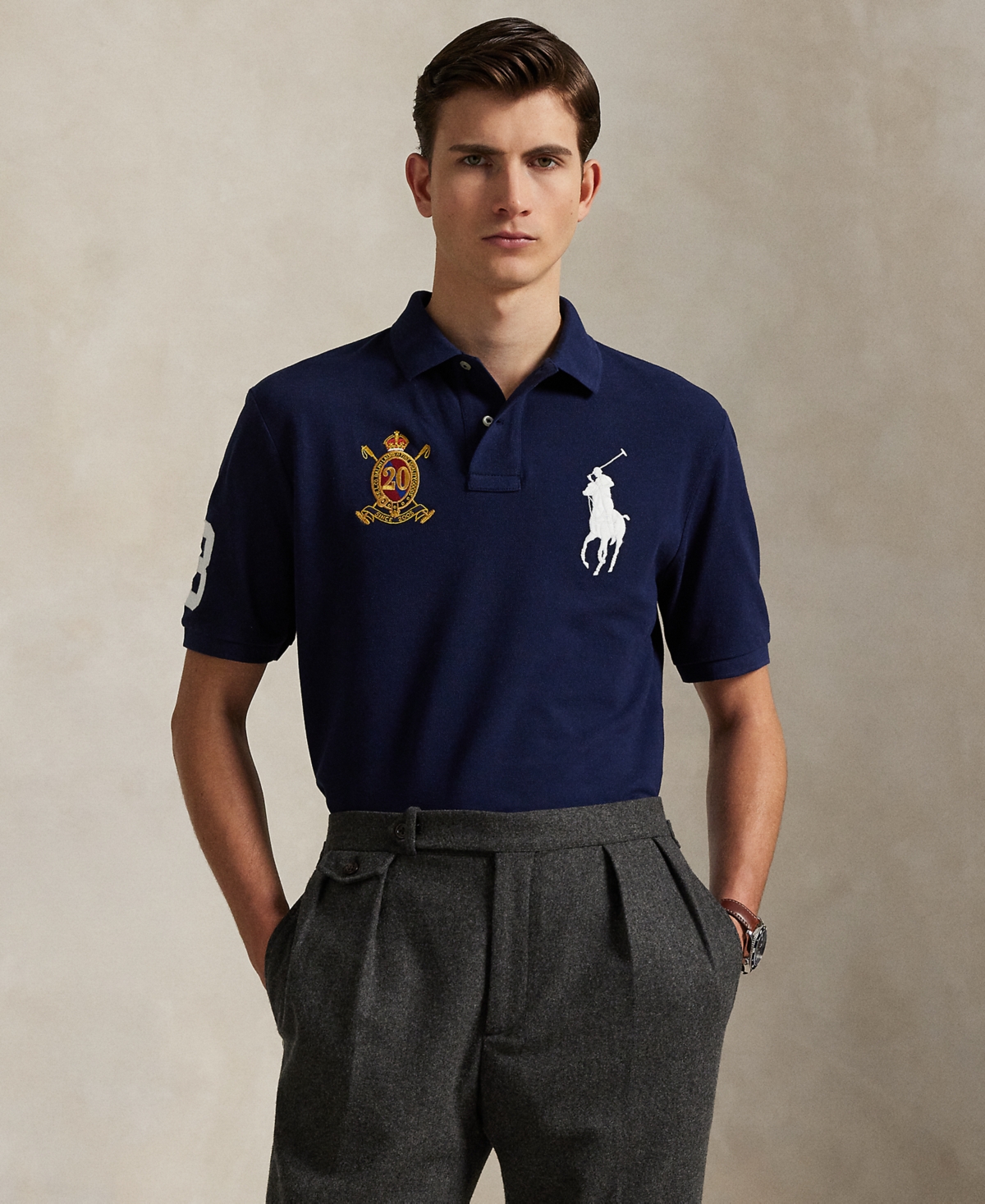 Click here for Polo Ralph Lauren Mens Custom Slim Fit 20th Annive... prices