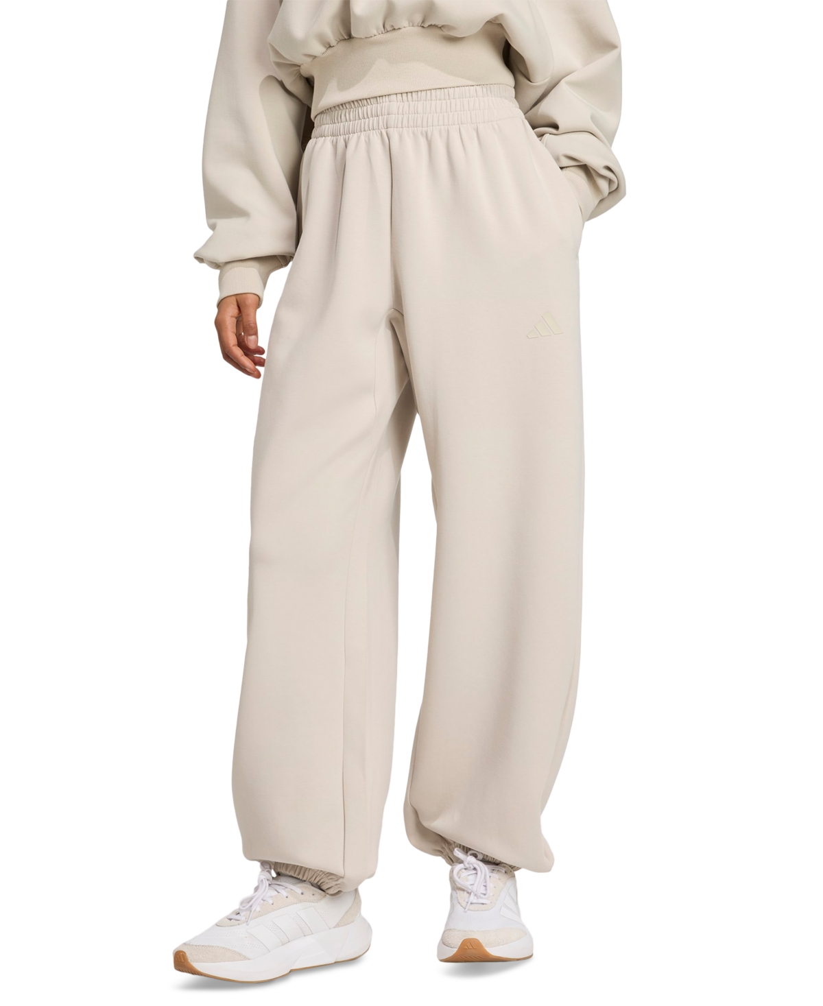 Click here for adidas Womens Soft Lux Loose Mid-Rise Pull-On Pant... prices