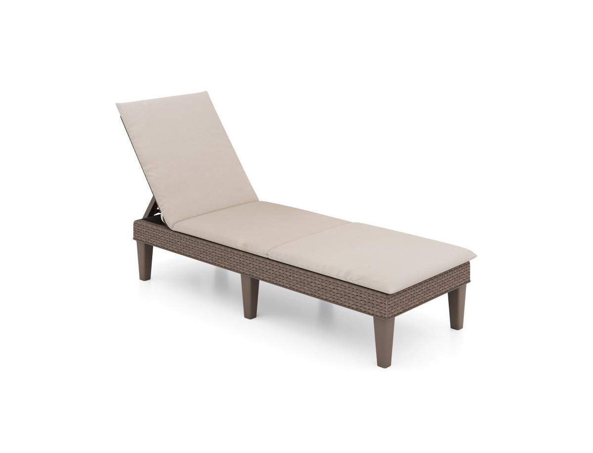 Click here for Patio Lounge Outdoor Recliner Chair with Cushion 3... prices