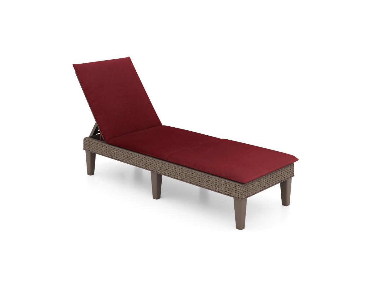 Click here for Patio Lounge Outdoor Recliner Chair with Cushion 3... prices