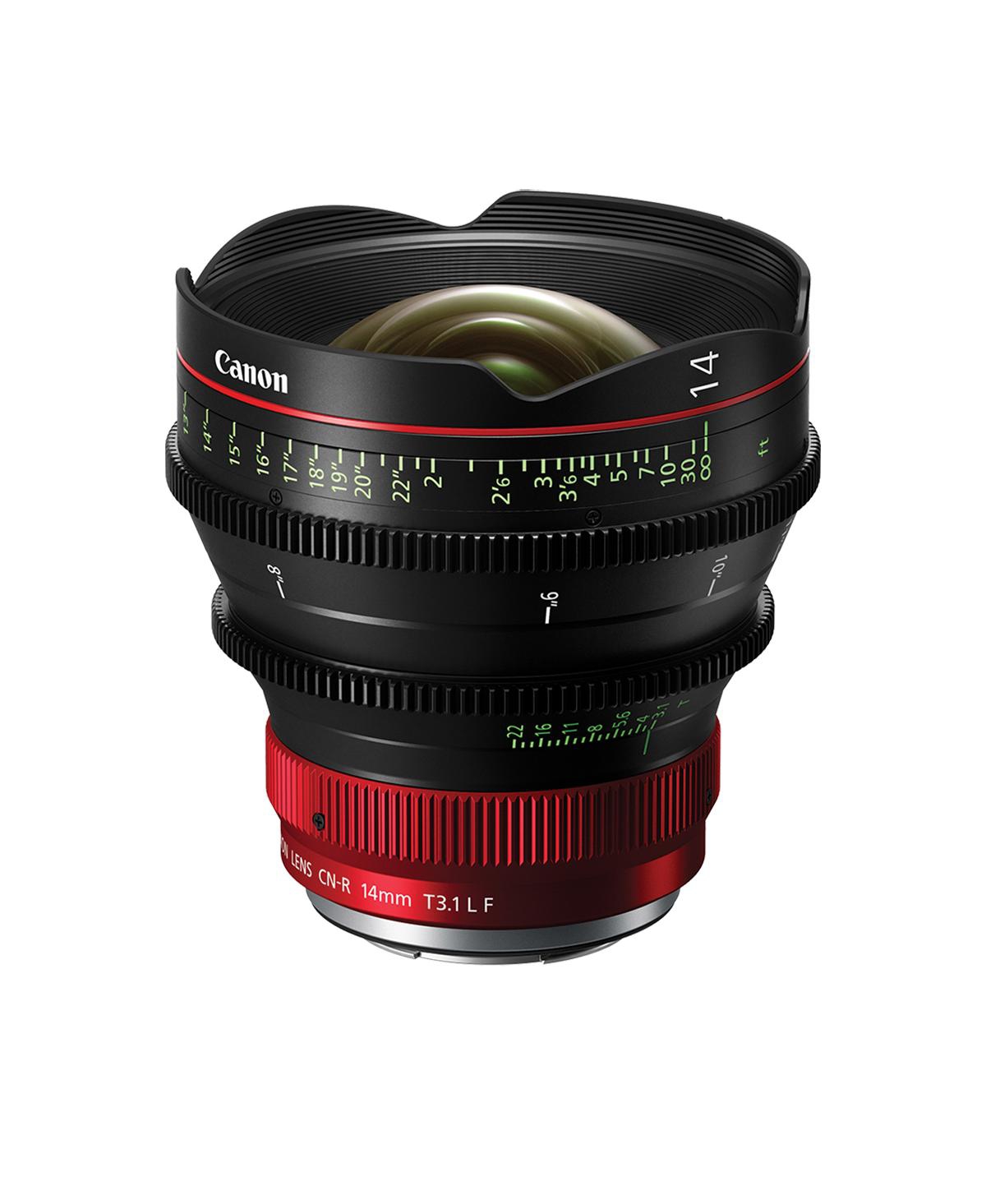 Click here for Canon Canon 14MM T3.1 L F Lens prices