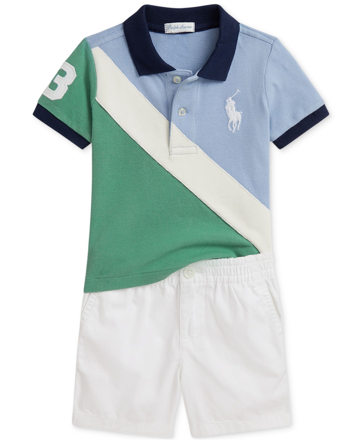 Click here for Polo Ralph Lauren Baby Boys Mesh Polo Shirt & Twil... prices