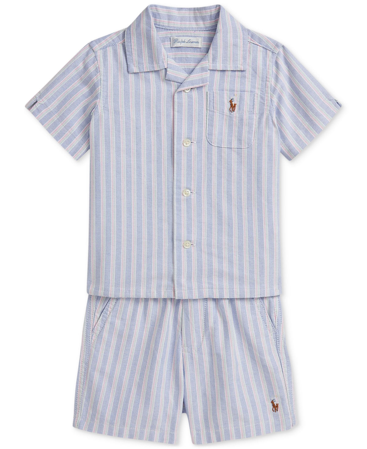 Click here for Polo Ralph Lauren Baby Boys Cotton Oxford Short Se... prices
