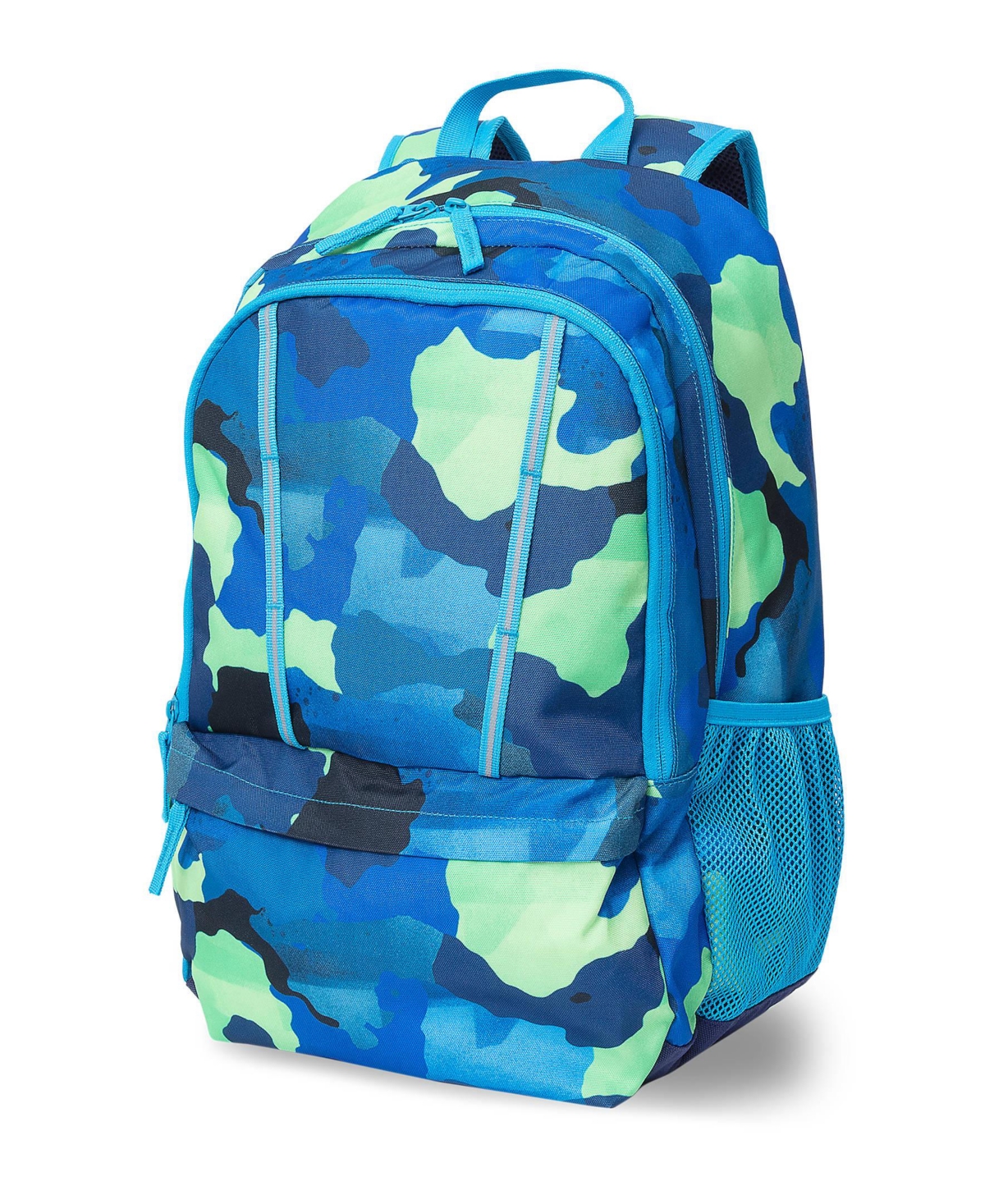 Click here for Lands End Kids ClassMate Large Backpack - Neon cam... prices