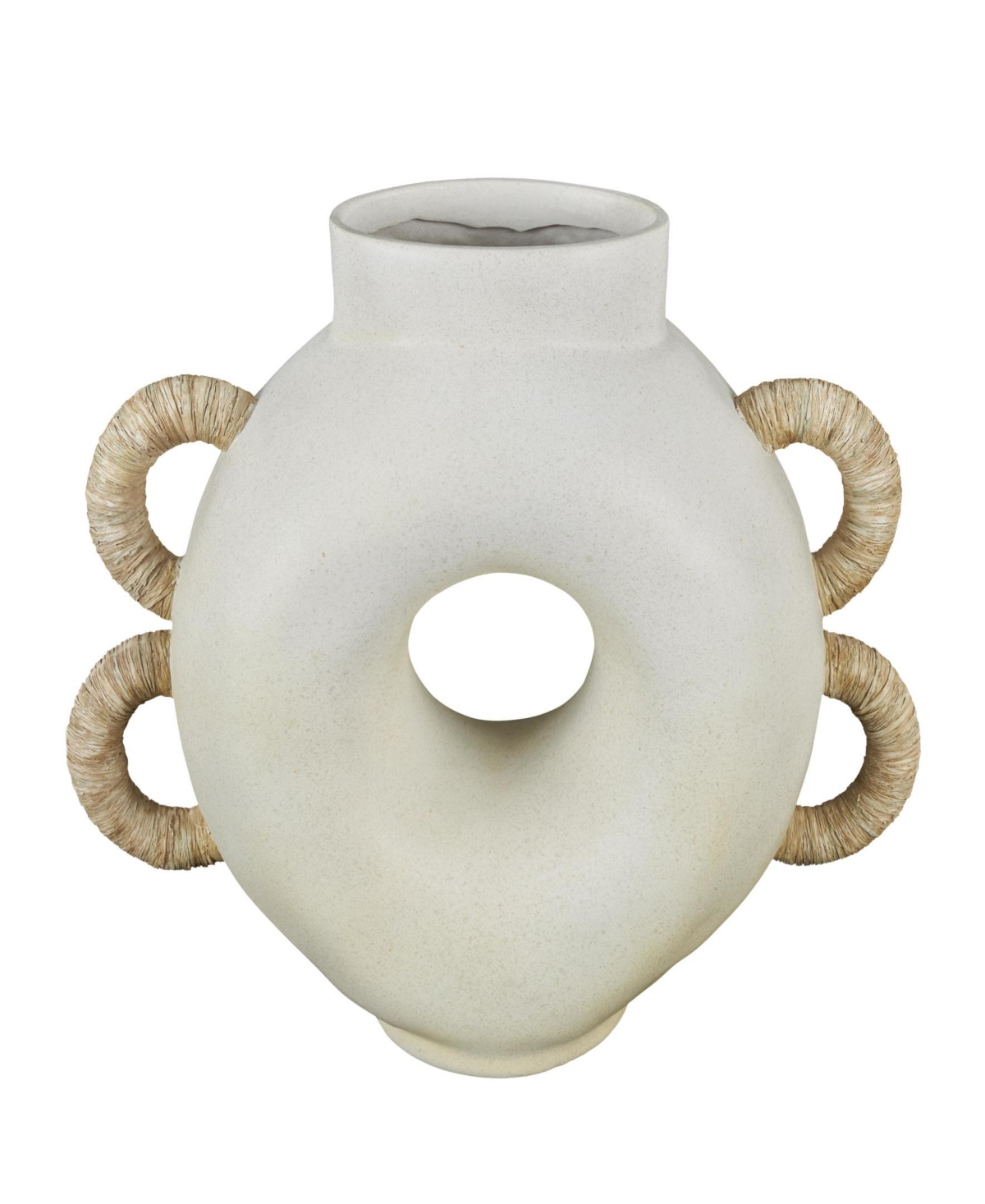 Click here for Rosemary Lane Resin 13 Contemporary Vase with Wove... prices