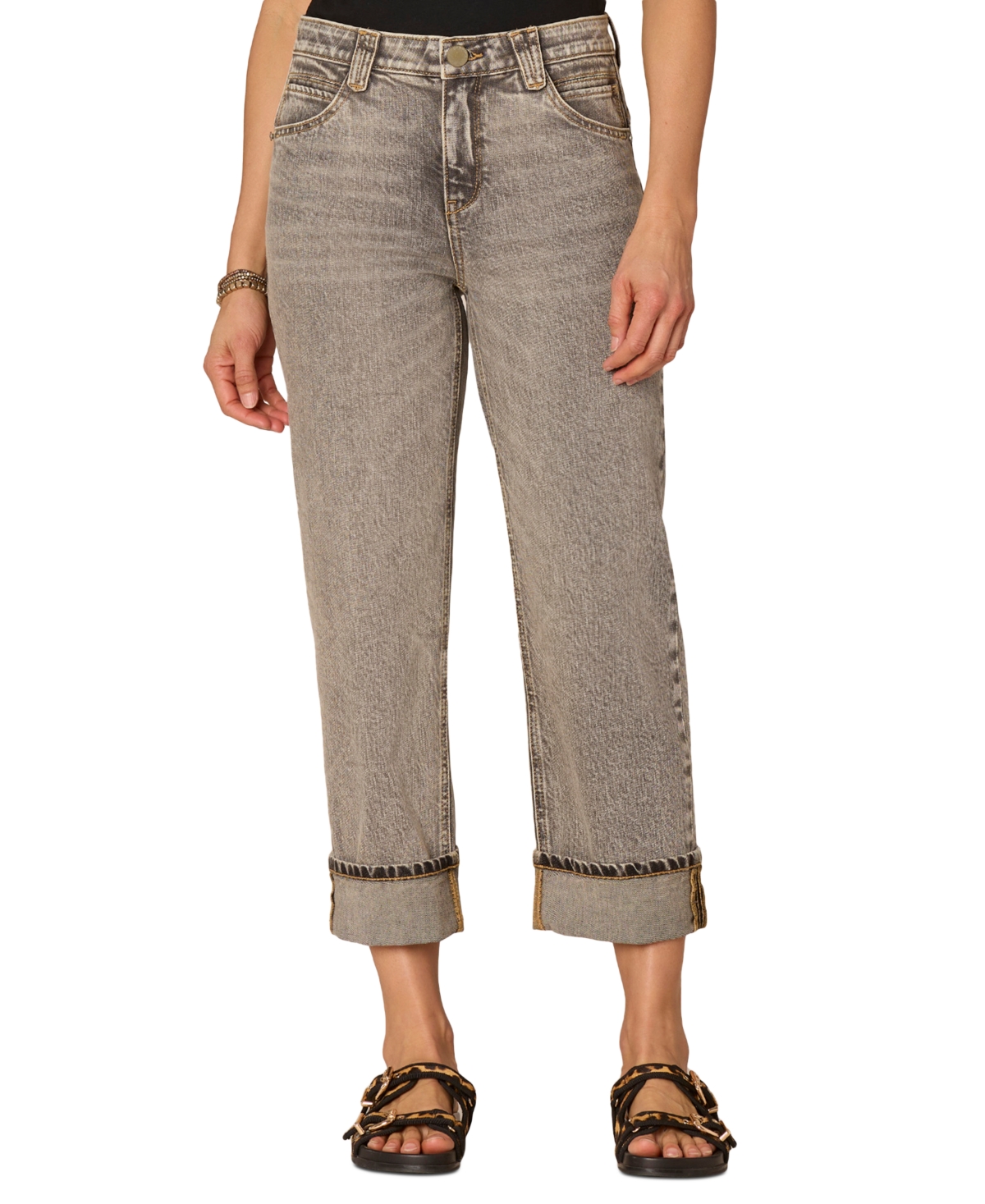 Click here for Democracy Womens AbSolution High Rise Cuffed Boyfr... prices