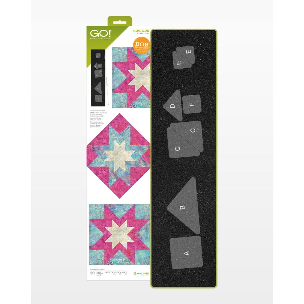 Click here for Accuquilt Go! Rising Star-10" Finished Die prices