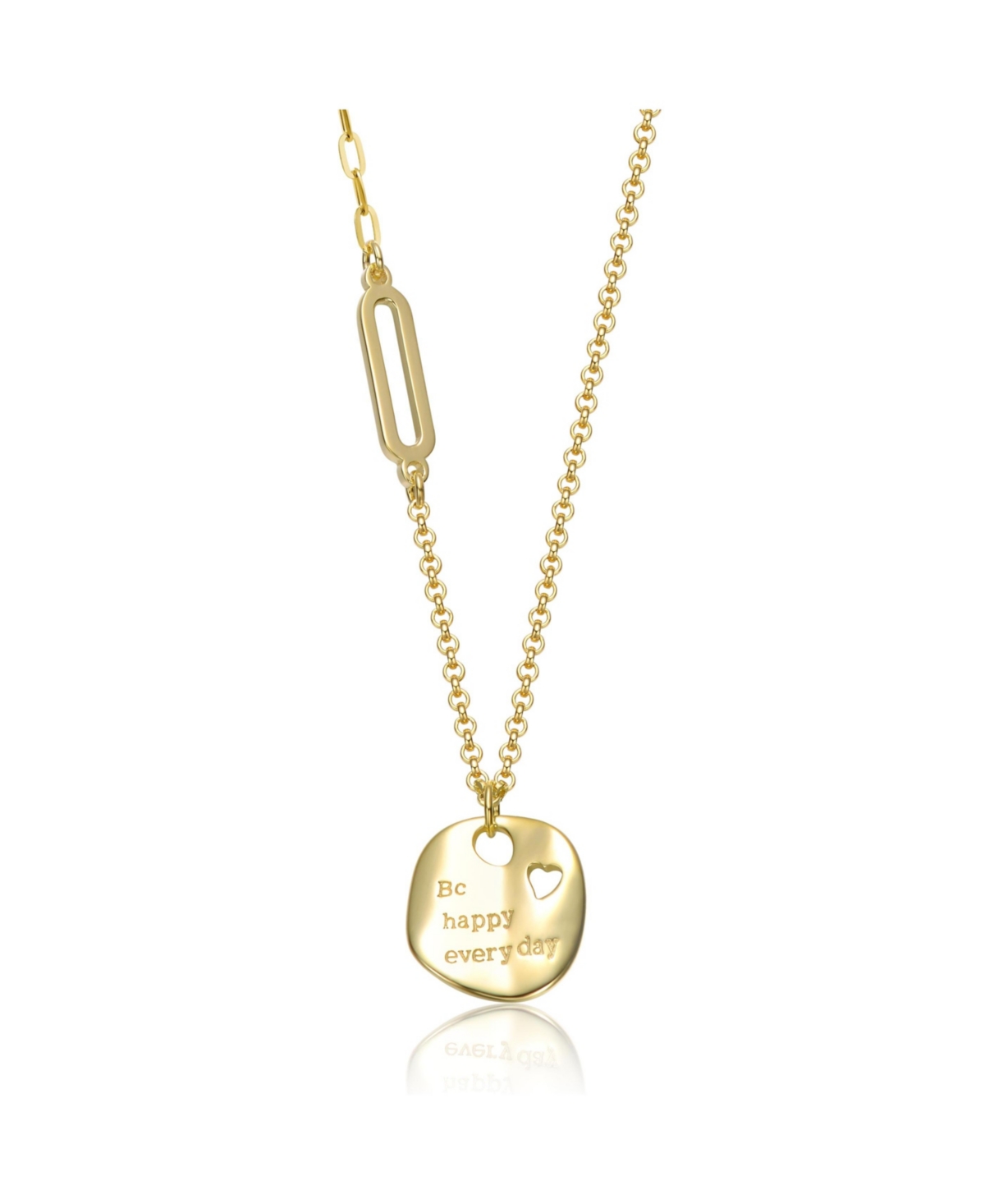 Click here for 14K Gold Plated Cutout Pendant with Daily Joy Mess... prices