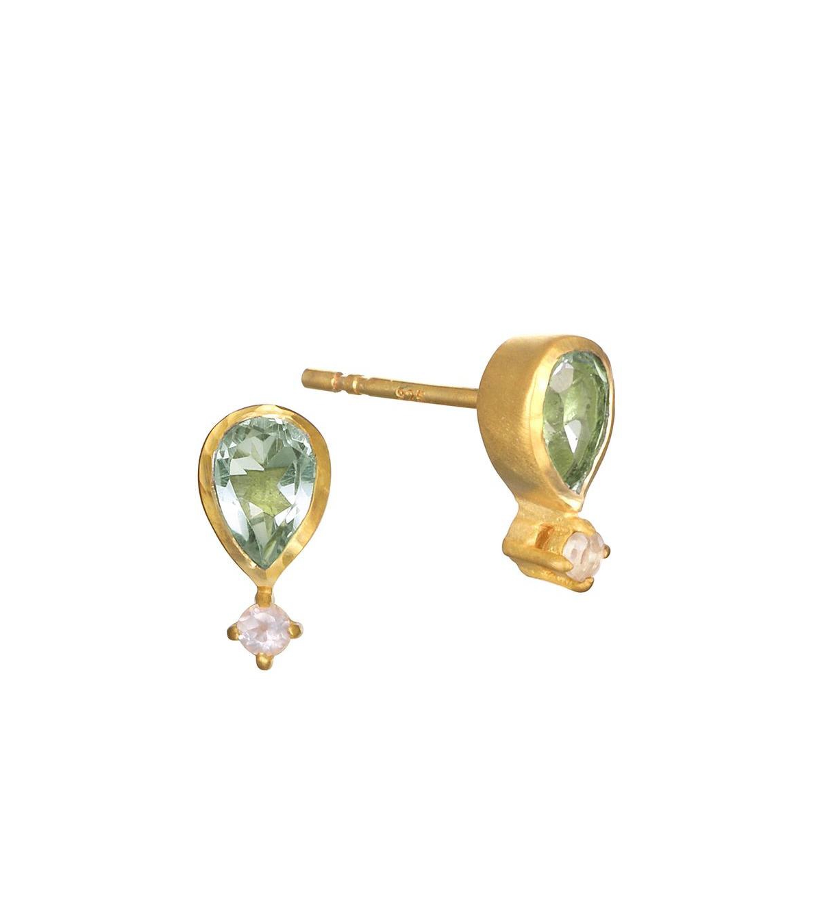 Click here for True Self Green Amethyst Earrings prices