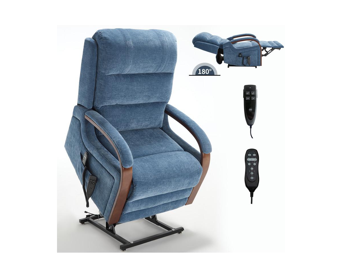 Click here for Power Chenille Lift Recliner Chair Dual Motor Infi... prices