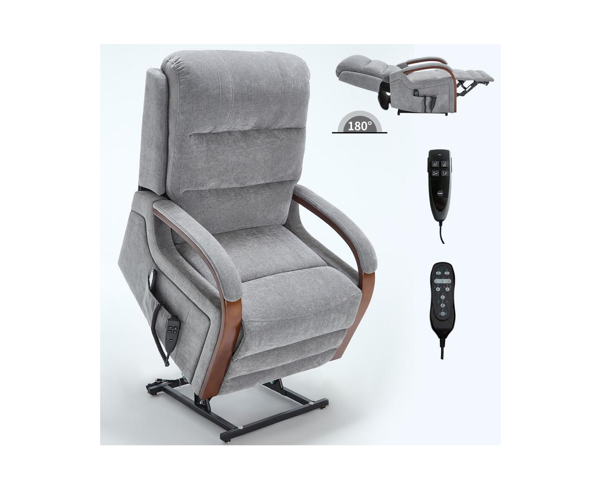 Click here for Power Chenille Lift Recliner Chair Dual Motor Infi... prices