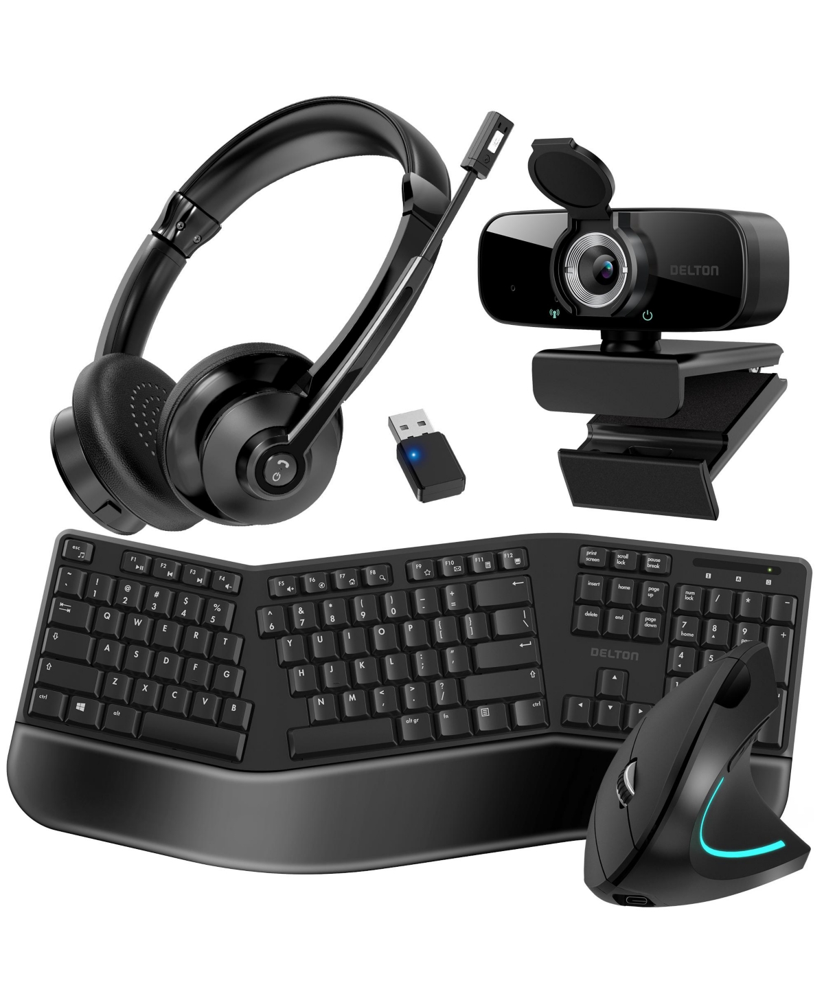 Click here for Delton KB200 Ergonomic Wireless Keyboard & S12 Ver... prices
