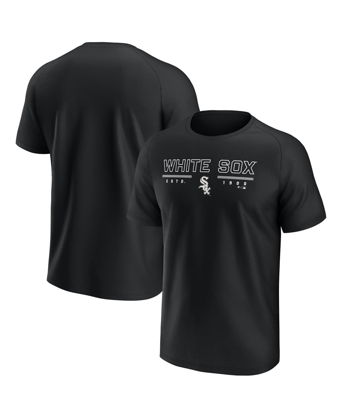 Click here for Fanatics Mens Black Chicago White Sox Raglan T-Shi... prices