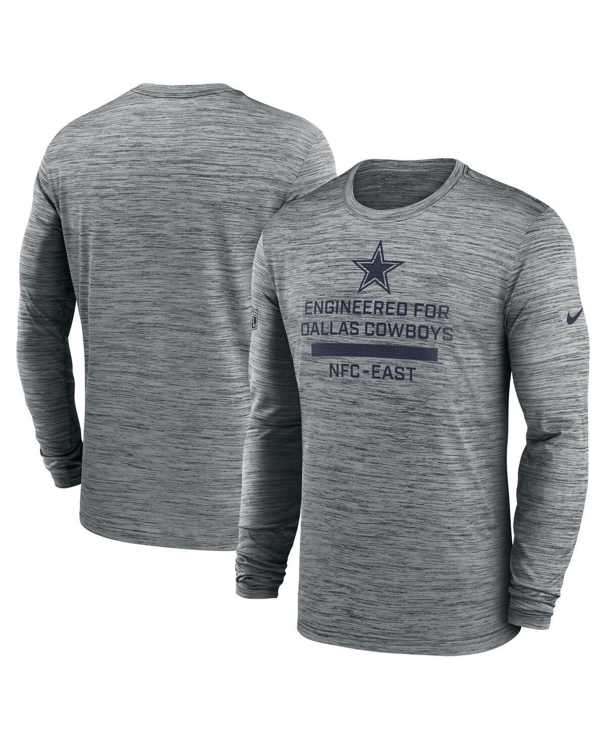 Click here for Nike Mens Gray Dallas Cowboys Sideline Velocity Pe... prices