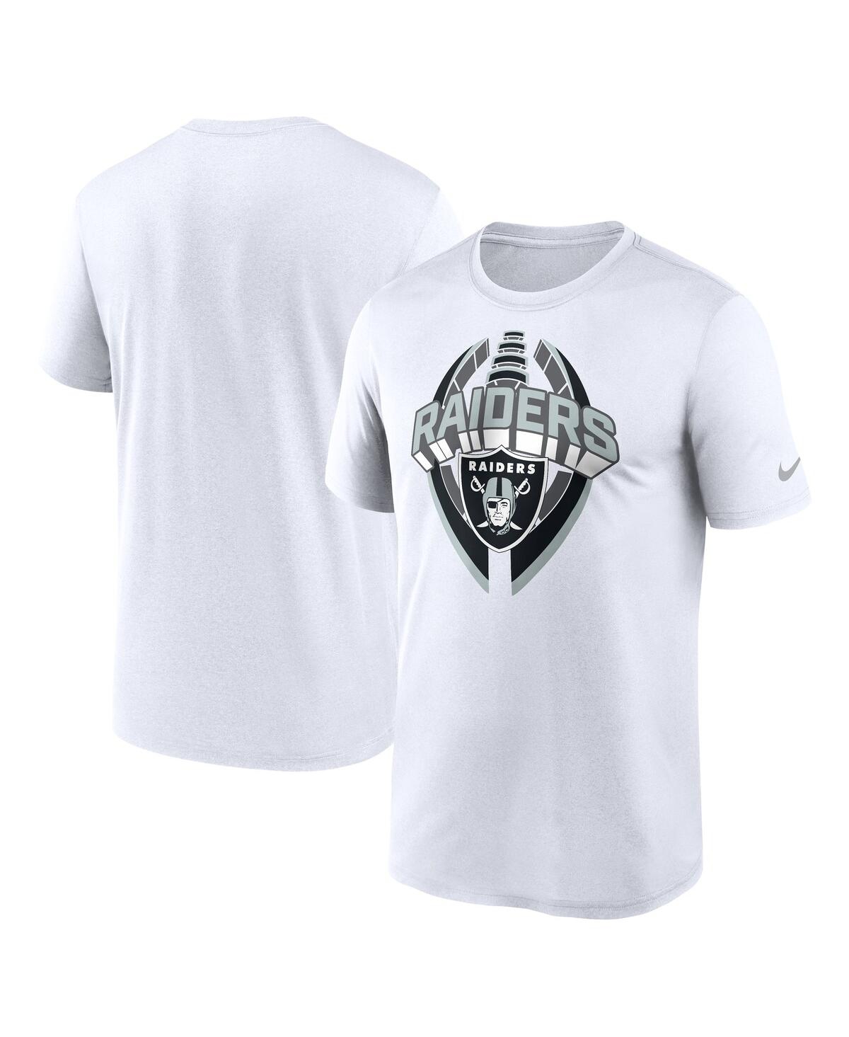 Click here for Nike Mens White Las Vegas Raiders Legend Icon Perf... prices