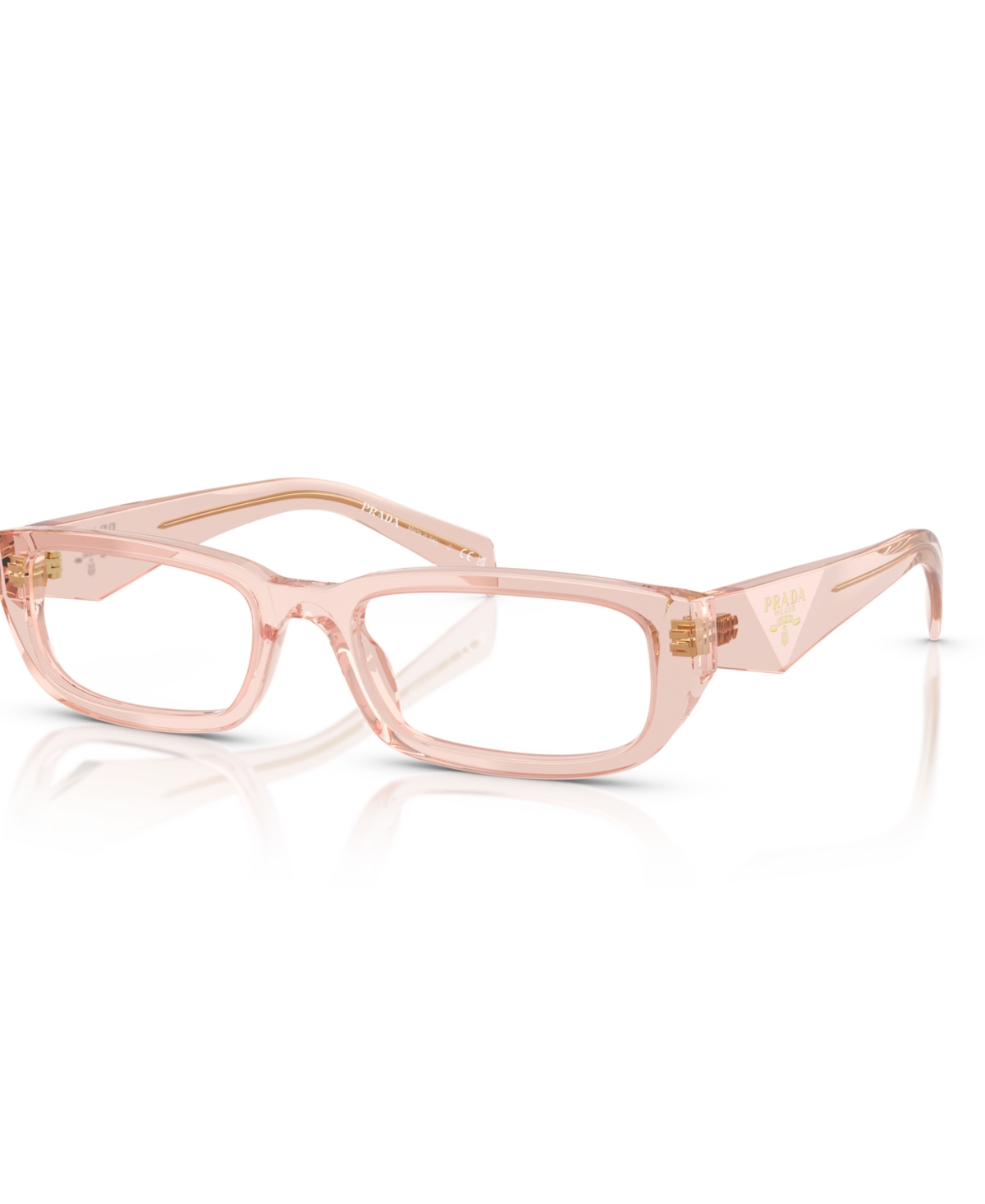 Click here for Prada Womens Rectangle Eyeglasses  Pr B05V - Trans... prices