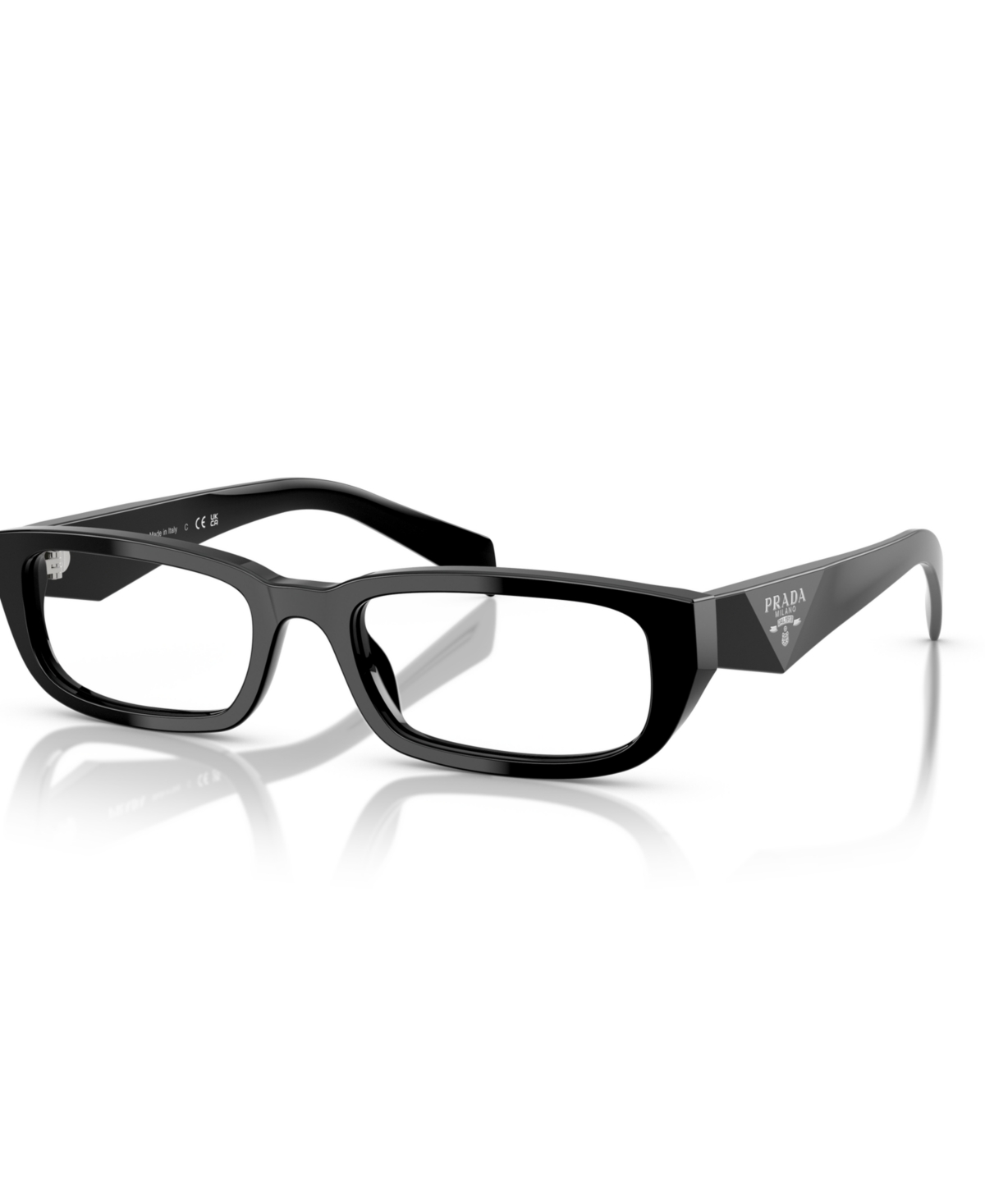 Click here for Prada Womens Rectangle Eyeglasses  Pr B05V - Black... prices
