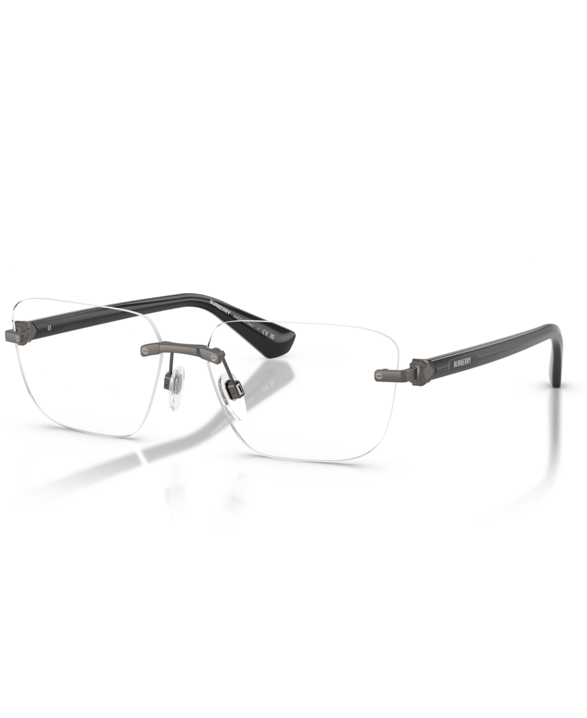 Click here for Burberry Mens Rectangle Eyeglasses  BE1392 - Matte... prices