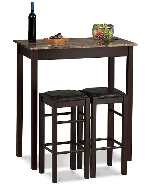 Linon Home Décor Bremont 3-Pc. Tavern Set & Reviews - Home - Macy's