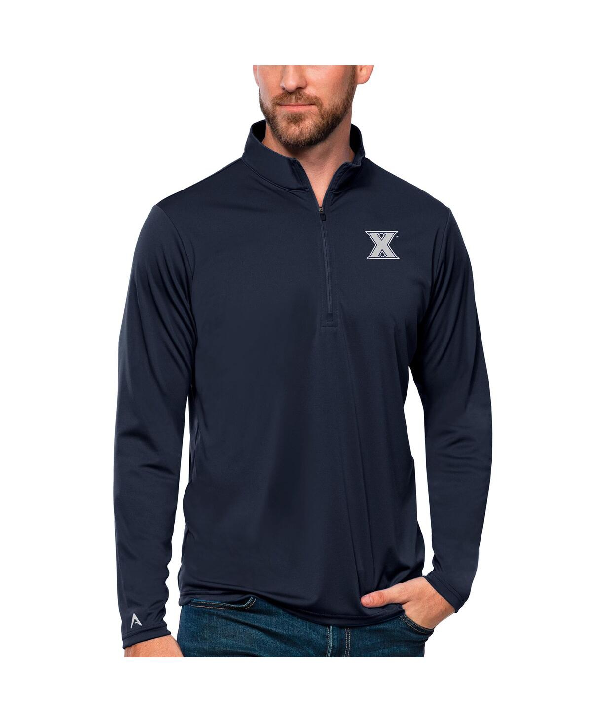 Click here for Antigua Mens Navy Xavier Musketeers Tribute Quarte... prices