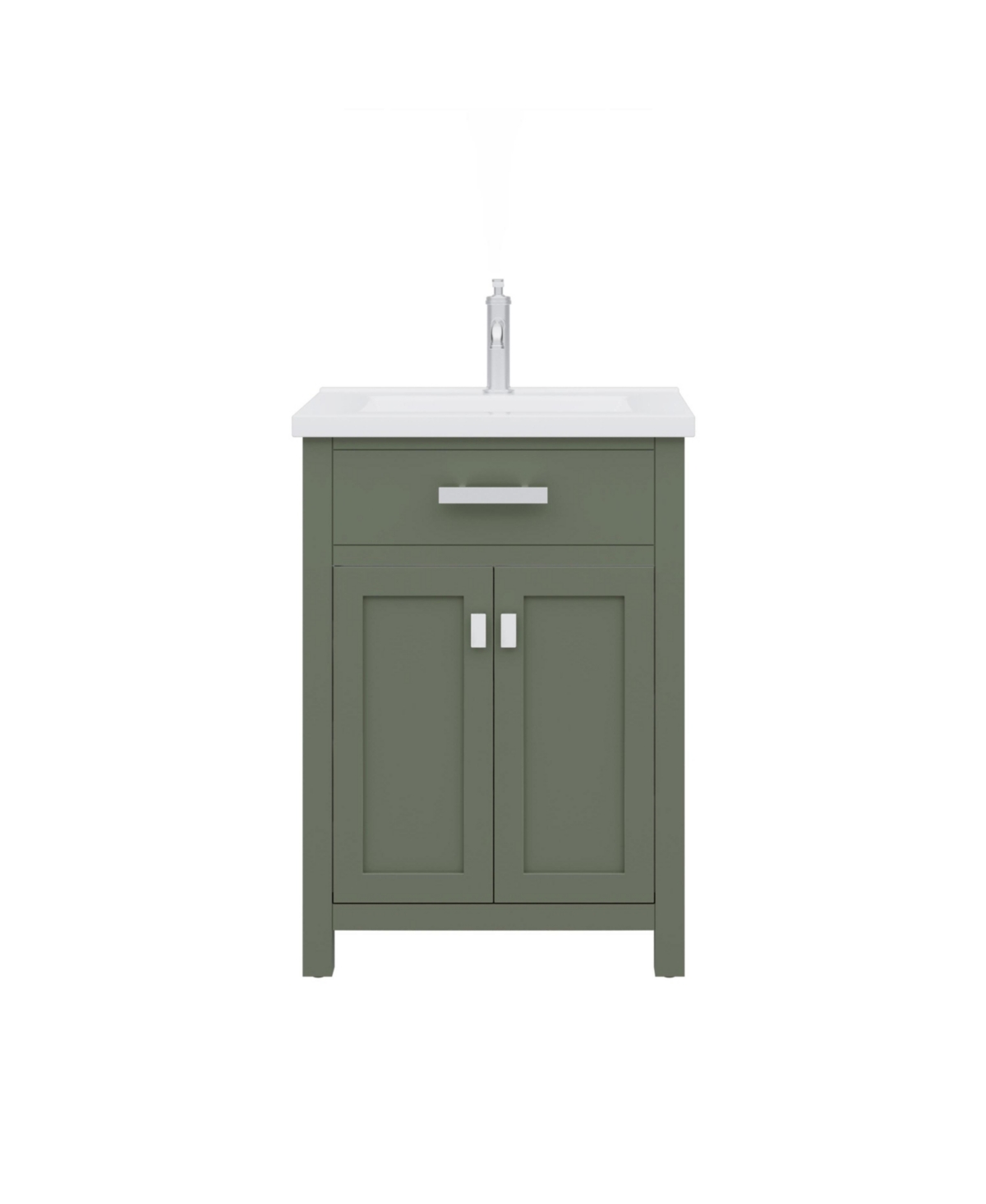 Click here for Myra 24 in. W x 18 in. D Bath Vanity in Glacial Gr... prices