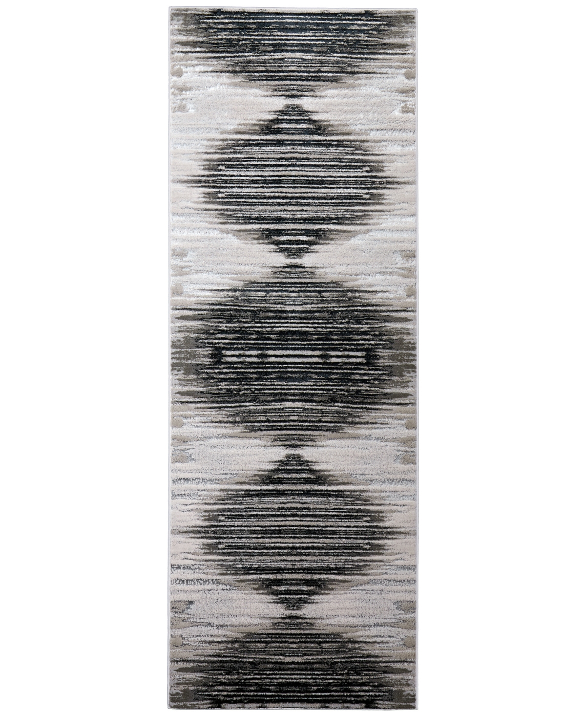 Click here for Feizy Micah 39LRF 210x710 Runner Area Rug - Black prices