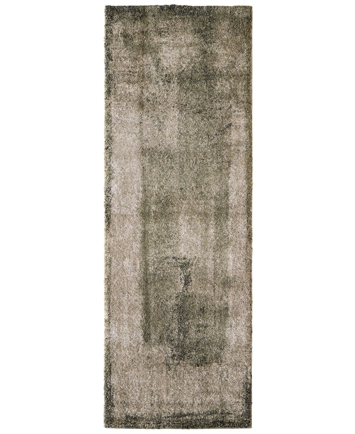 Click here for Feizy Skyview 39QCF 26x73 Runner Area Rug - Green... prices