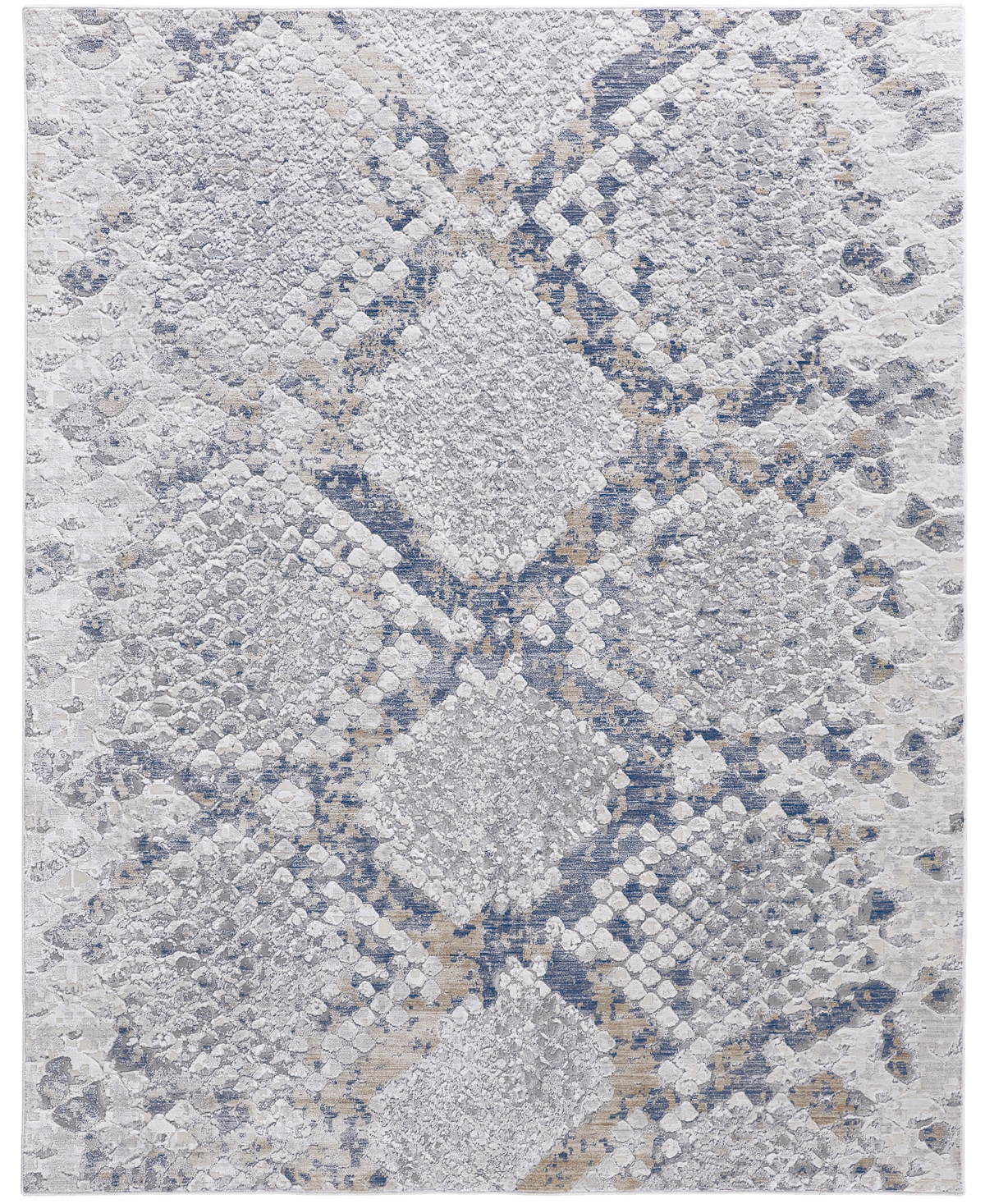 Click here for Feizy Laina 39GIF 4x6 Area Rug - Silver prices