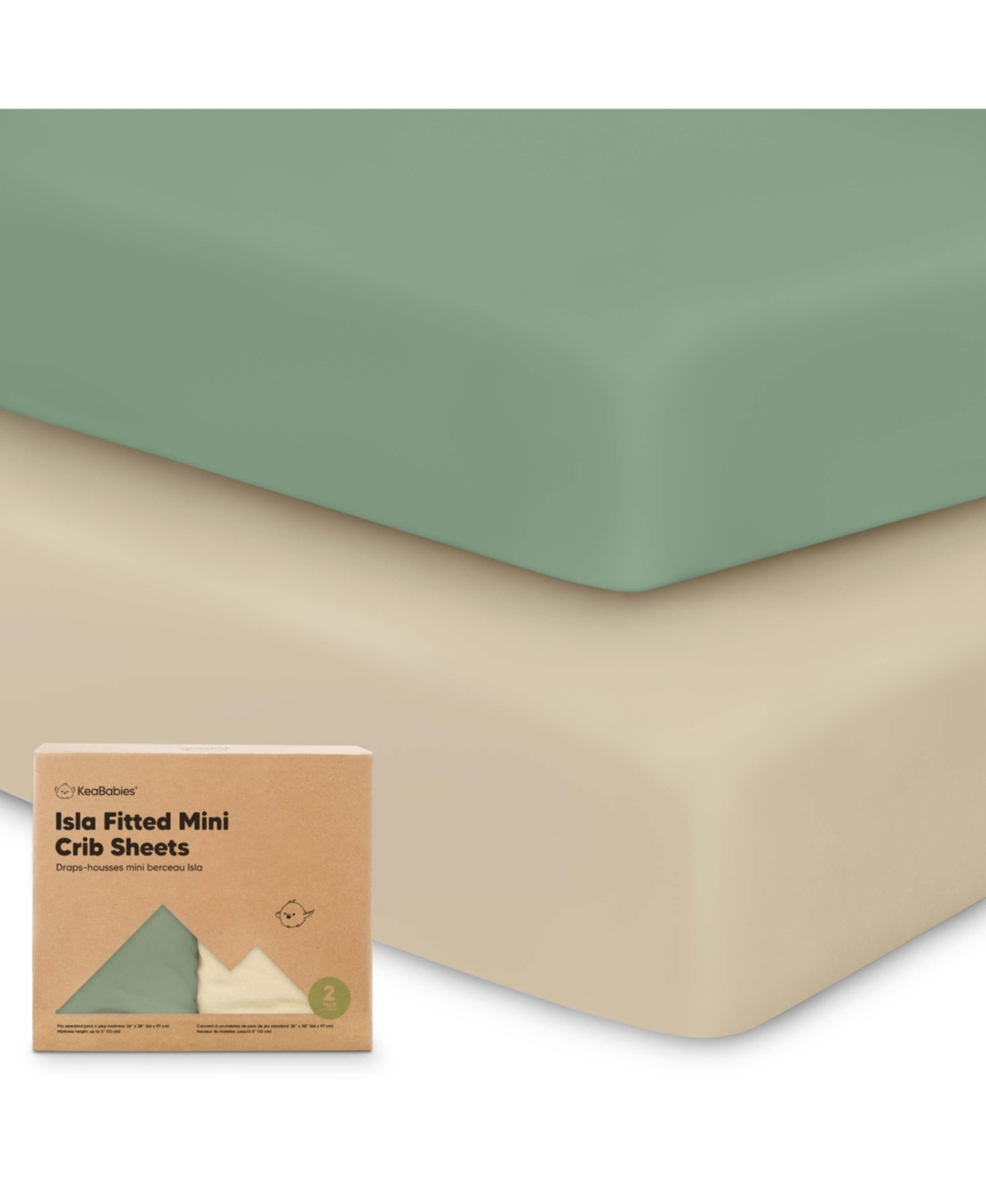 Click here for KeaBabies 2-Pack Mini Crib Sheets  Pack and Play S... prices