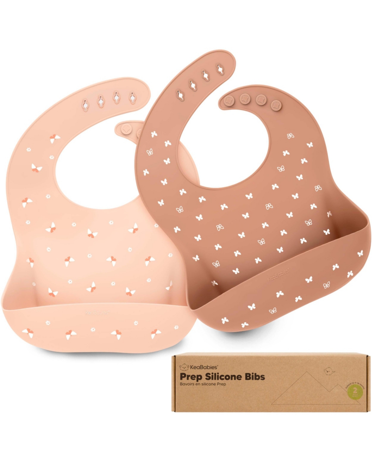 Click here for KeaBabies 2-Pack Silicone Bibs For Babies  Food Gr... prices