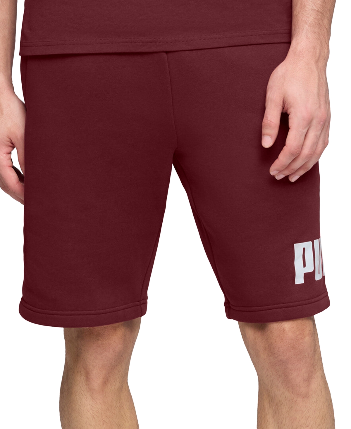Click here for Puma Mens Logo Drawstring Shorts - Ruby Shimmer prices