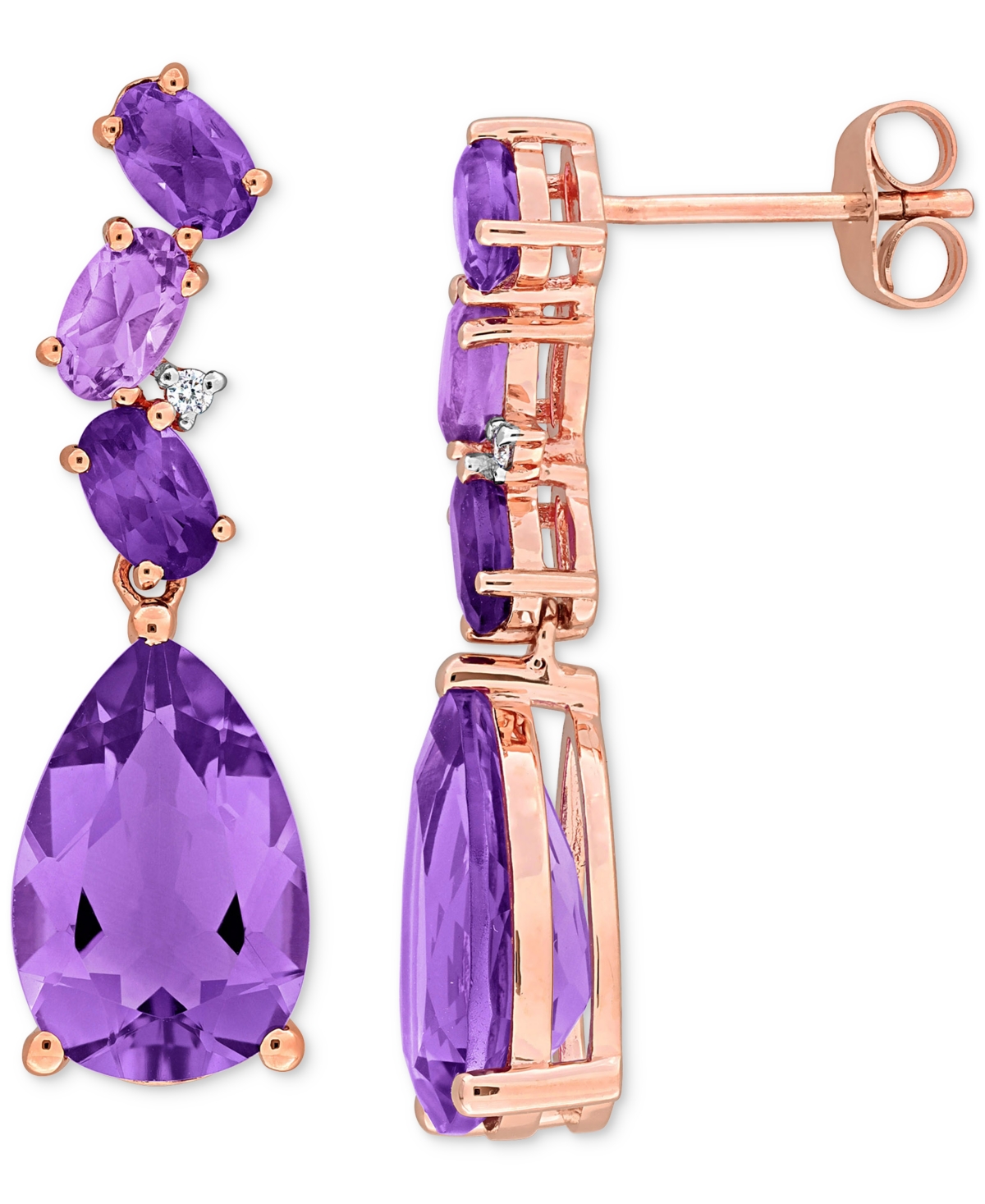 Click here for Amethyst & Pink Amethyst (7 1/5 ct. t.w.) Diamond... prices