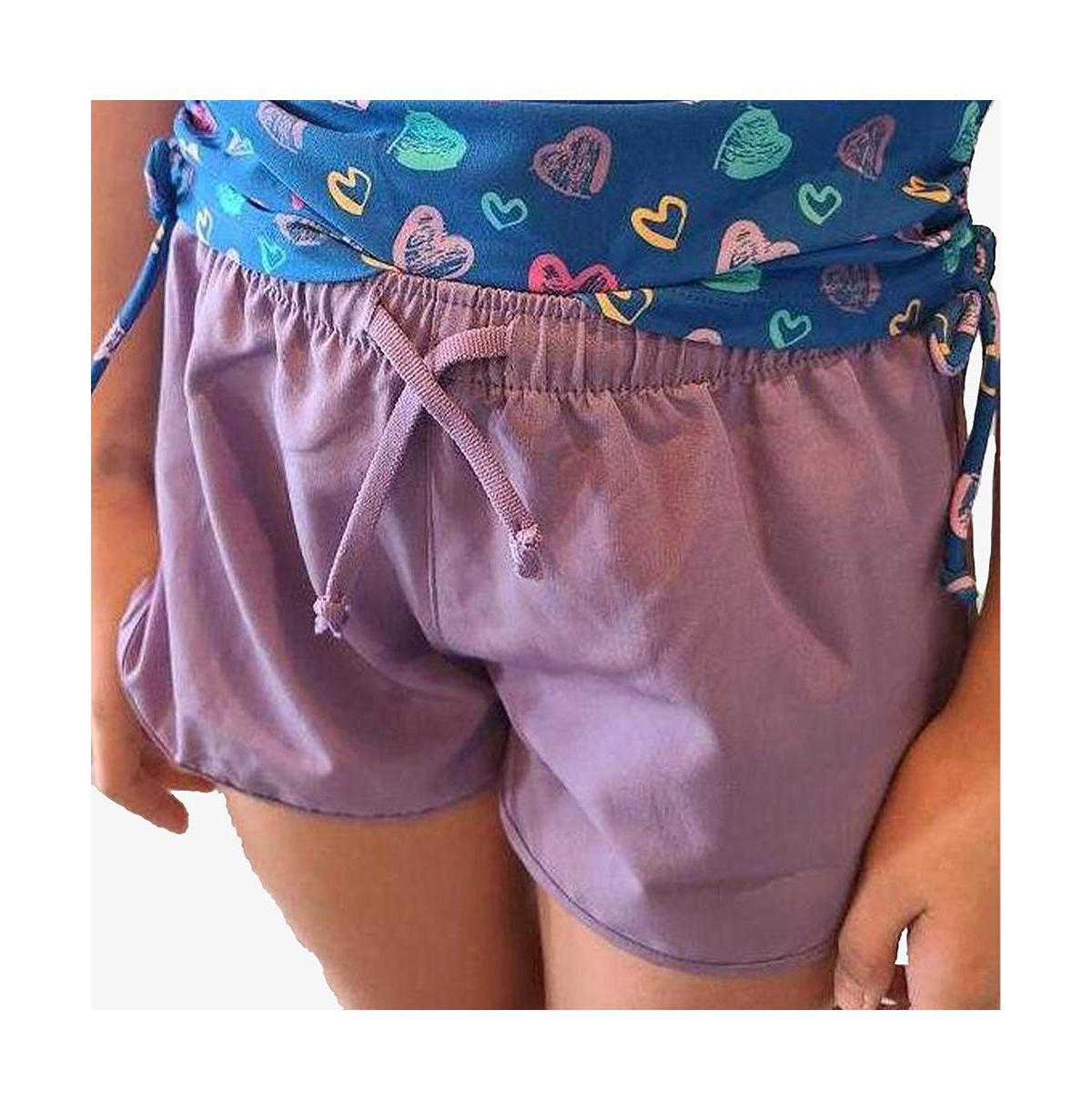 Click here for Calypsa Big Girls Board Shorts - Lavender prices