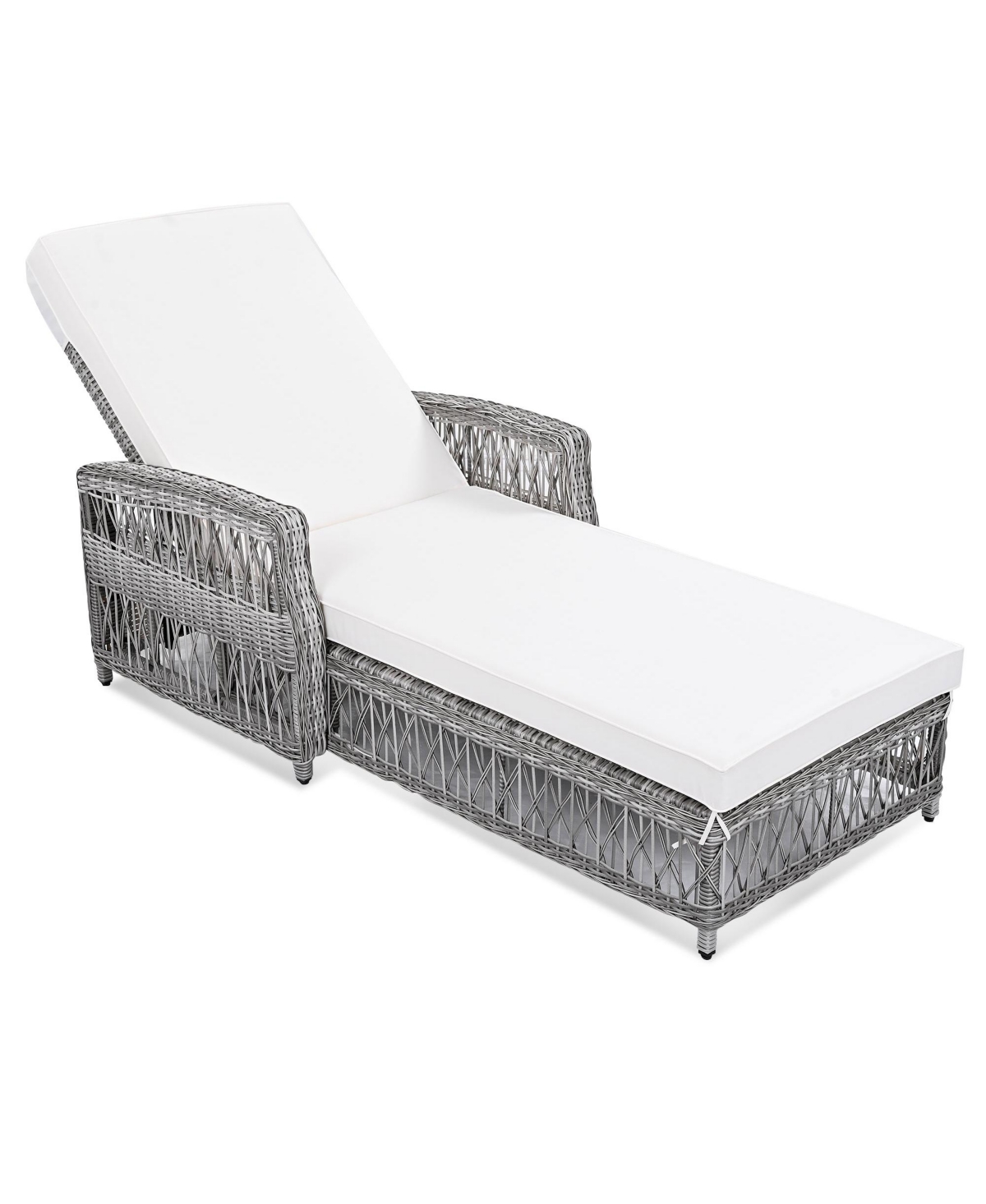 Click here for Mondawe Outdoor Wicker Lounge with Armrests  Patio... prices