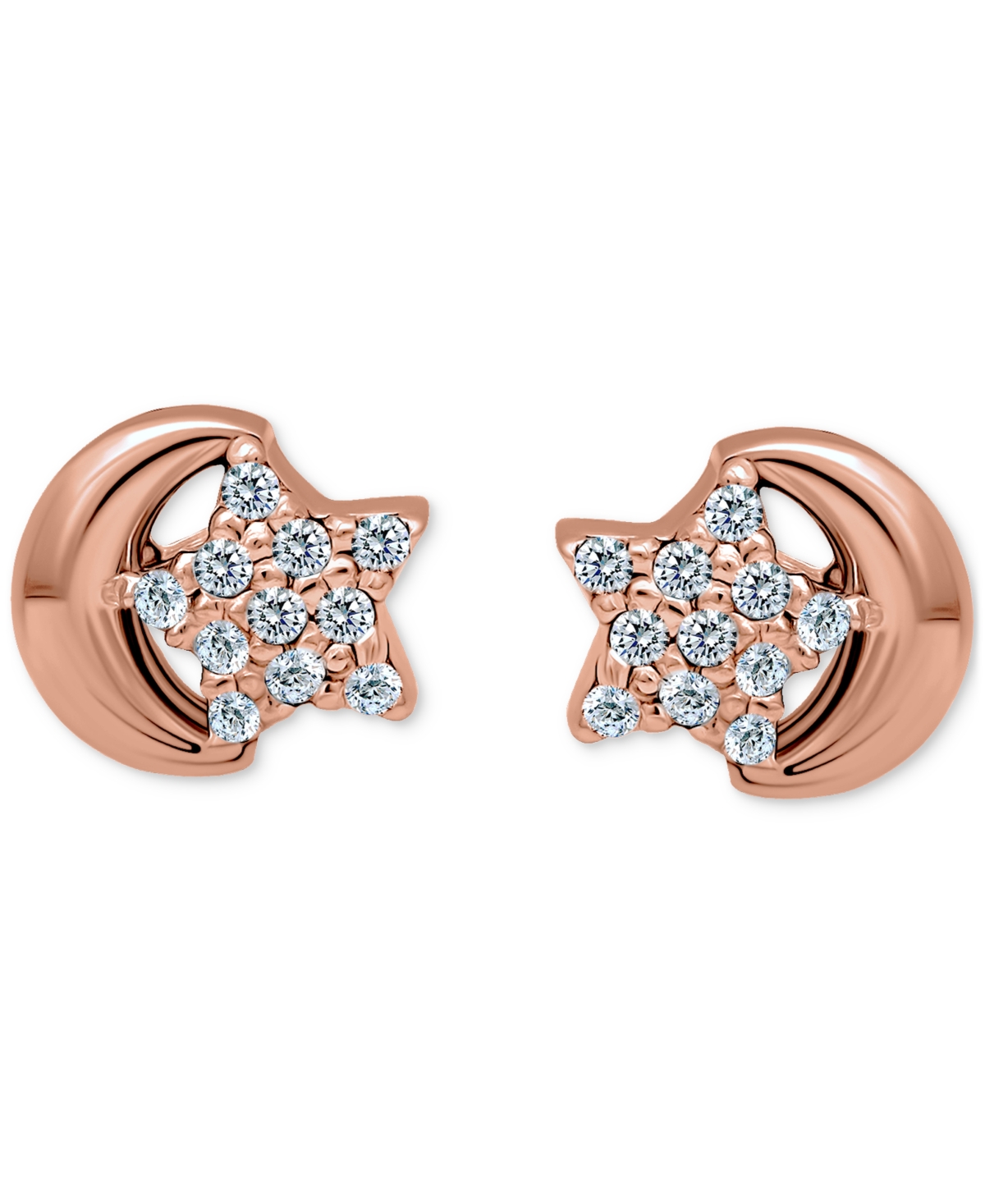 Click here for Giani Bernini Pave Star & Moon Stud Earrings  Excl... prices