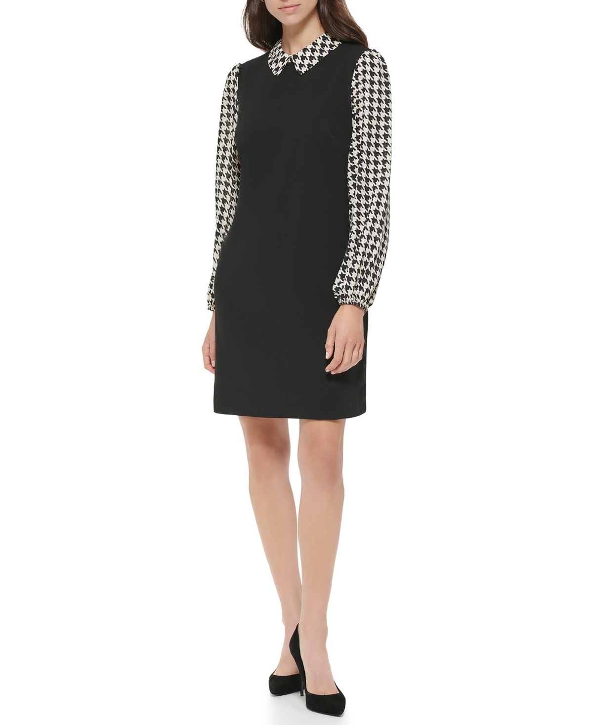 Click here for Tommy Hilfiger Womens Collared Long-Sleeve Shift D... prices