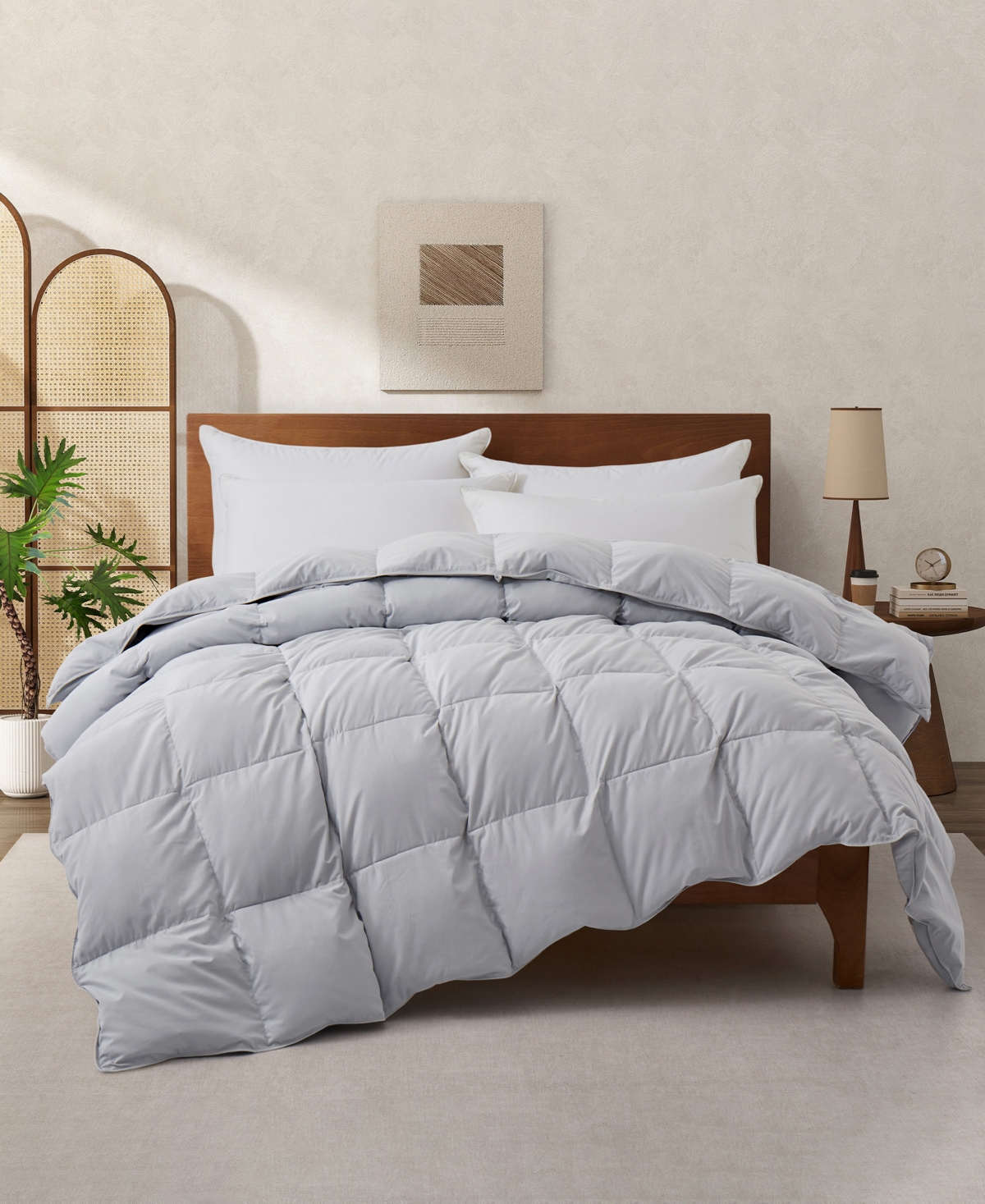 Click here for Unikome All Season White Goose Down Fiber Comforte... prices
