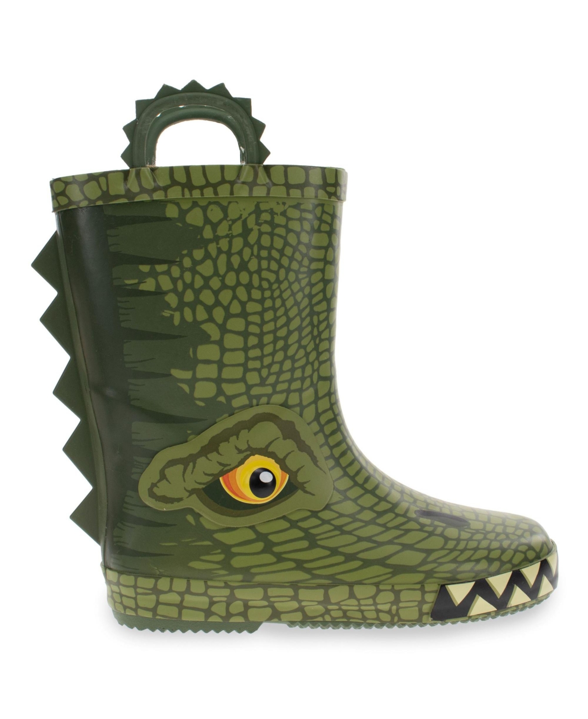 Click here for Western Chief Boys Prehistoric Rex Rain Boot - Oli... prices