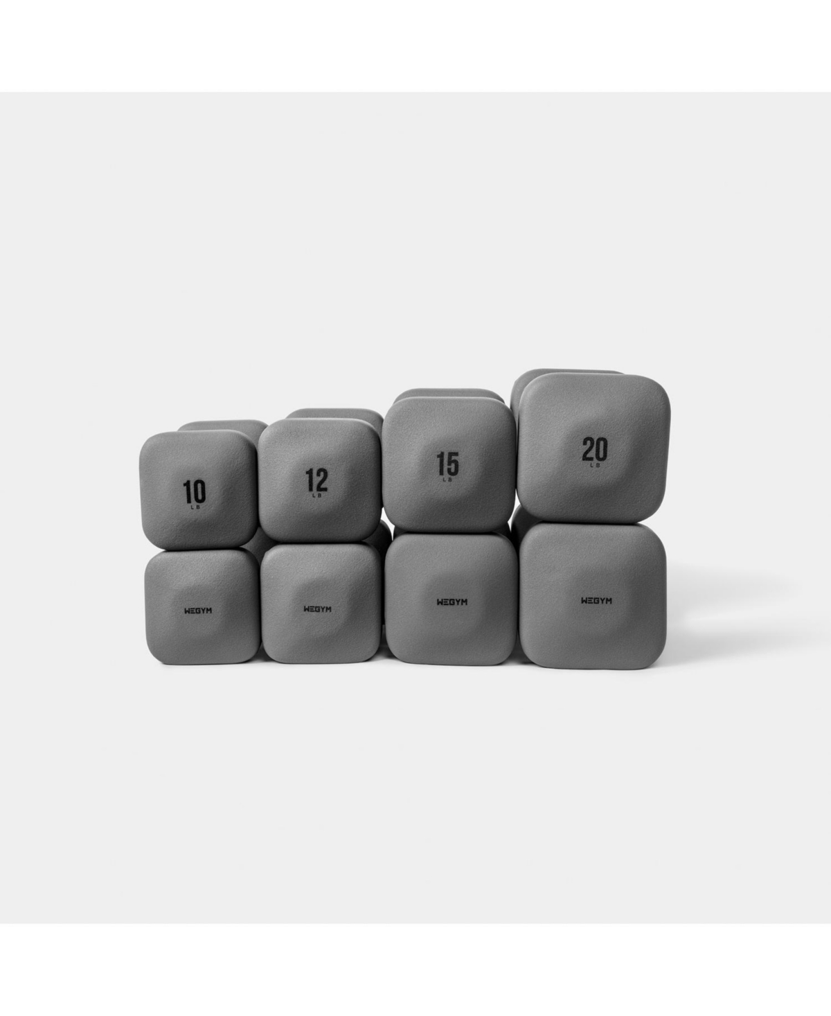 Click here for WeGym SafeGrip Dumbbells Upper Set - 10  12  15  2... prices
