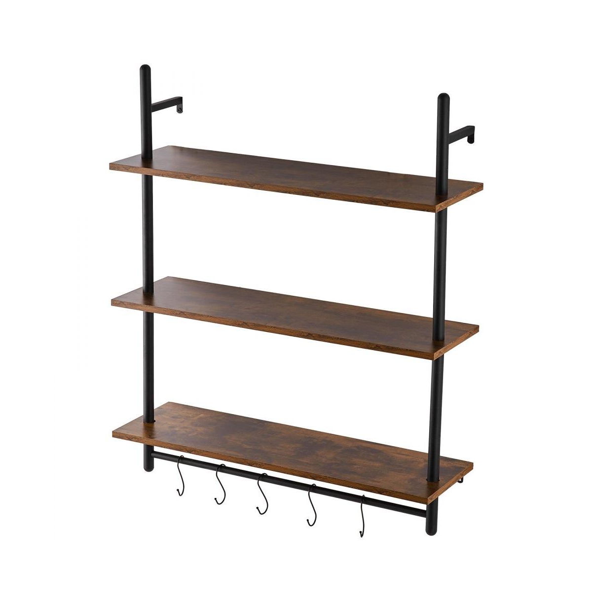 Click here for Slickblue Industrial Pipe Wall-Mounted Shelf 2 Tie... prices