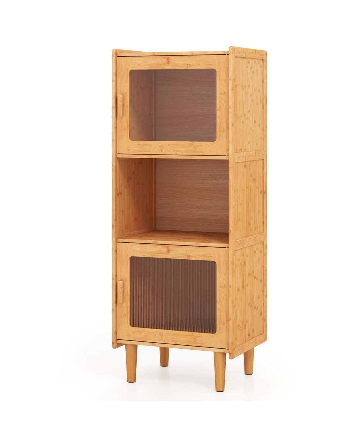 Click here for Slickblue 3-Cube Wicker Storage Cabinet with Open... prices