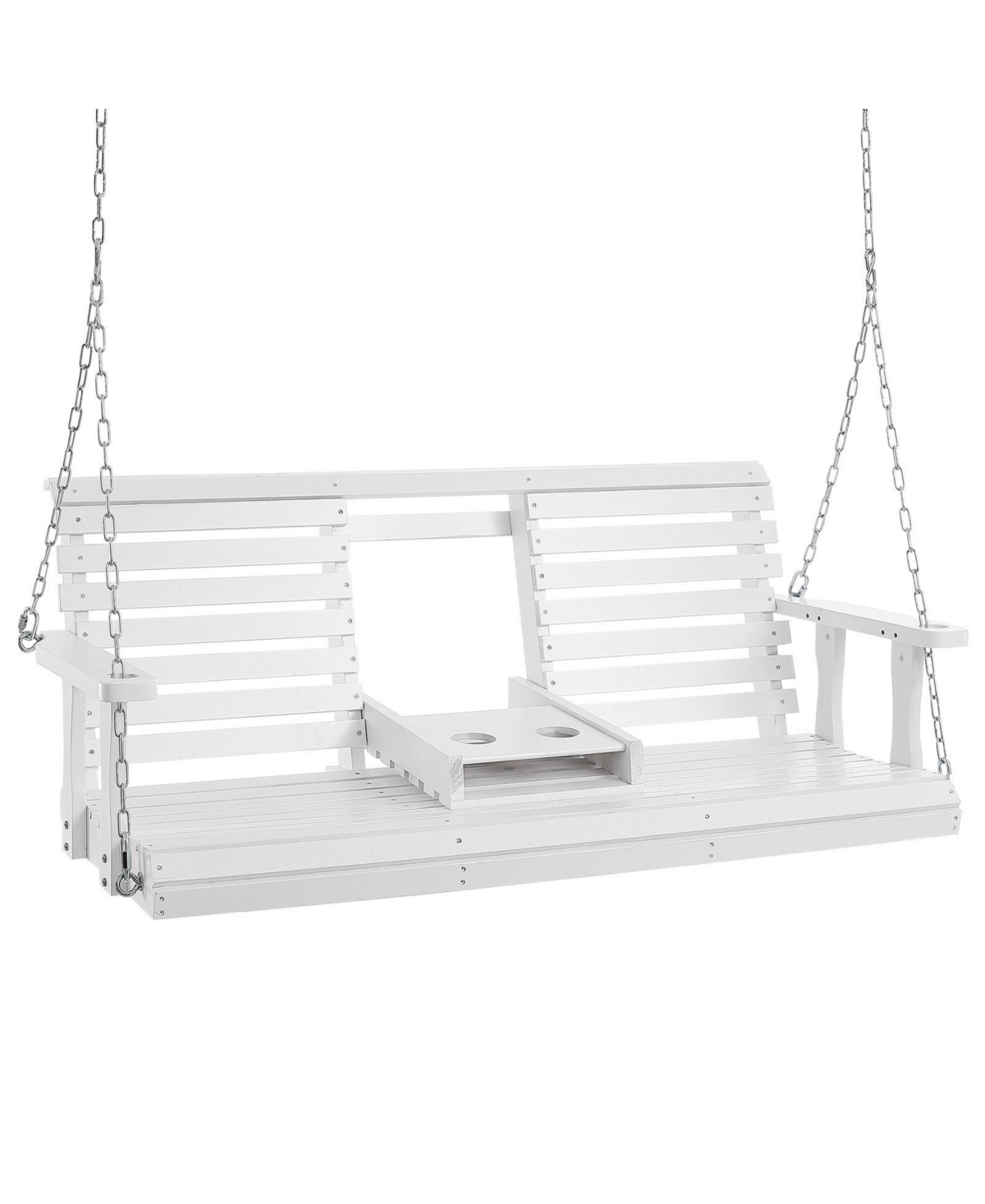 Click here for Slickblue Sturdy Wooden Swing Bench with Chains fo... prices