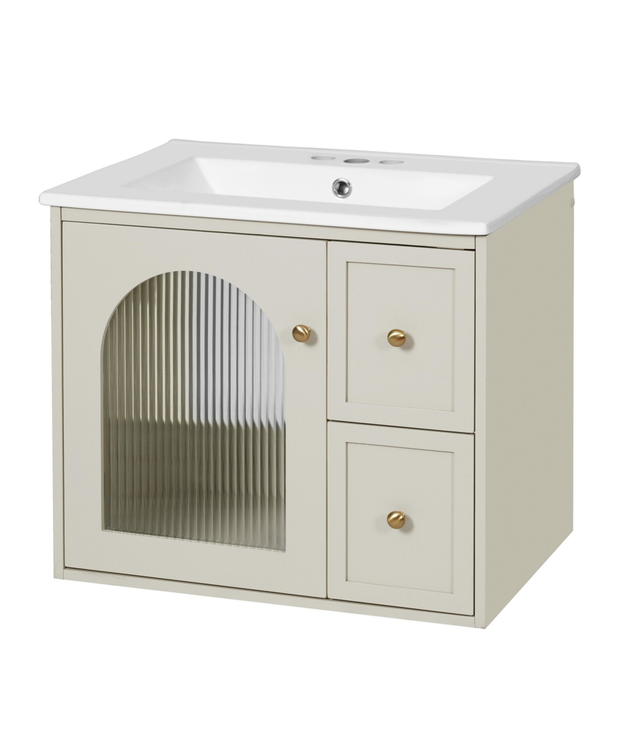 Click here for Casainc 24" Wall-Mounted Vanity with Sink  2... prices