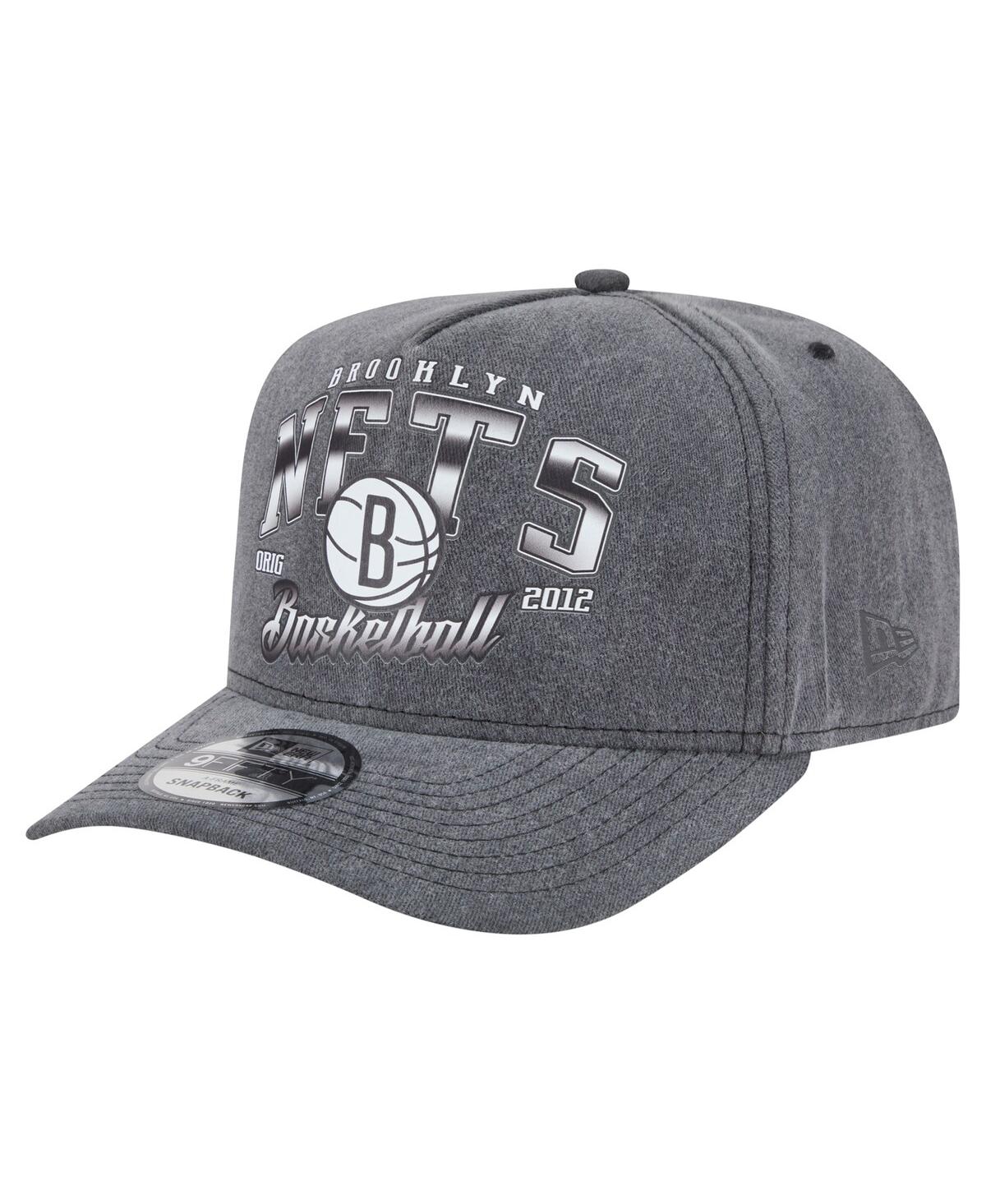 Click here for New Era Mens Charcoal Brooklyn Nets Throwback Wash... prices
