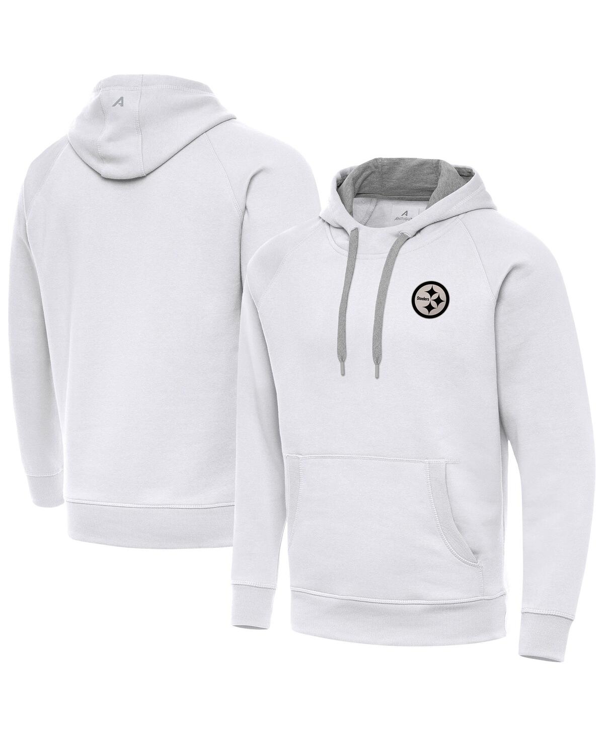 Click here for Antigua Mens White Pittsburgh Steelers Brushed Car... prices