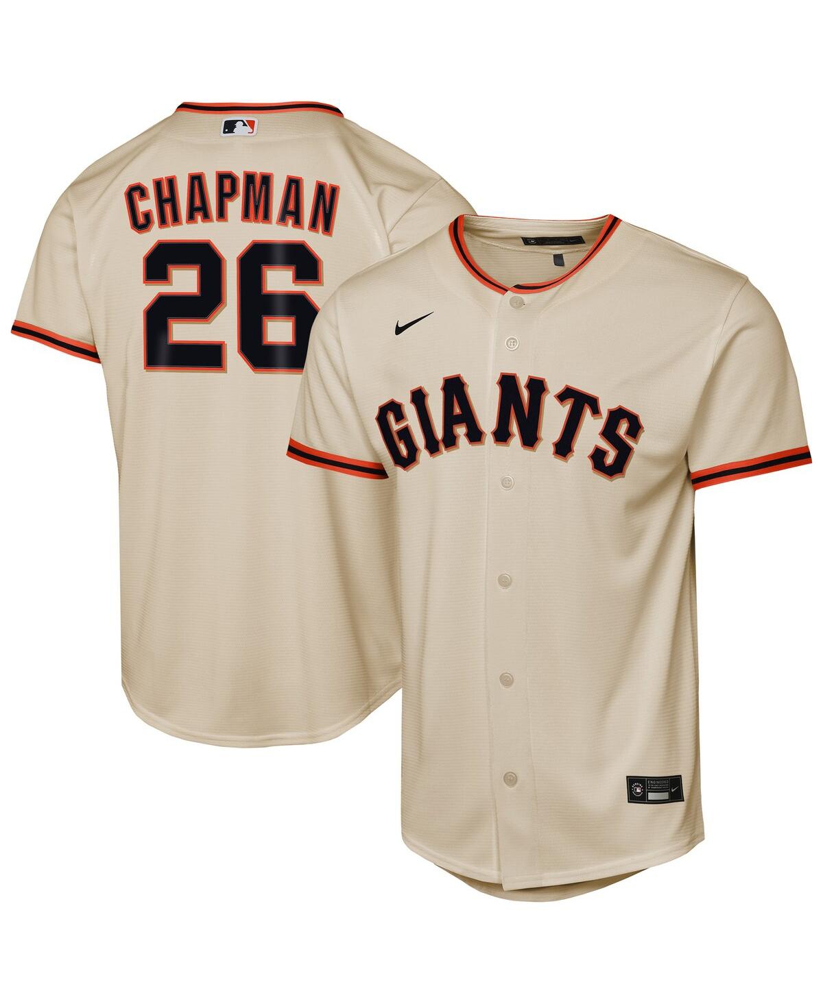 Click here for Nike Big Boys and Girls Matt Chapman Cream San Fra... prices