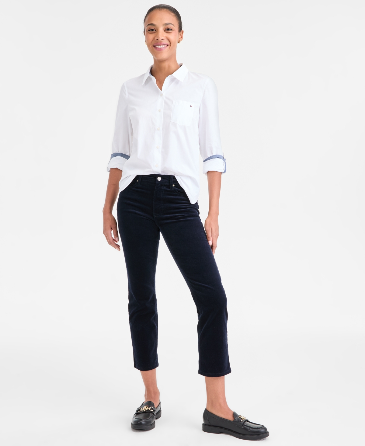 Click here for Tommy Hilfiger Womens Straight Corduroy Pants - Sk... prices