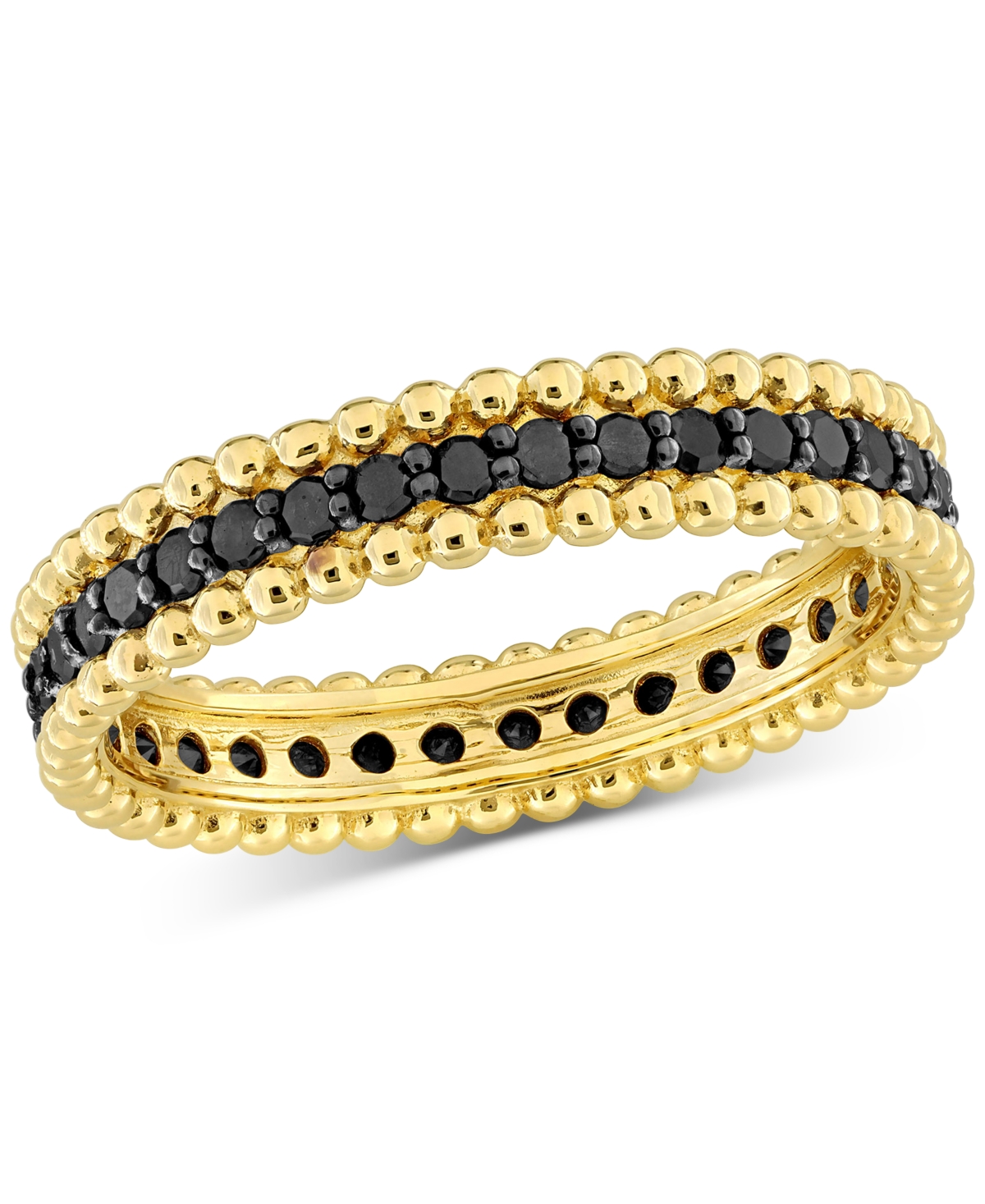 Click here for Black Diamond Eternity Band (1/2 ct. t.w.) in 14k... prices