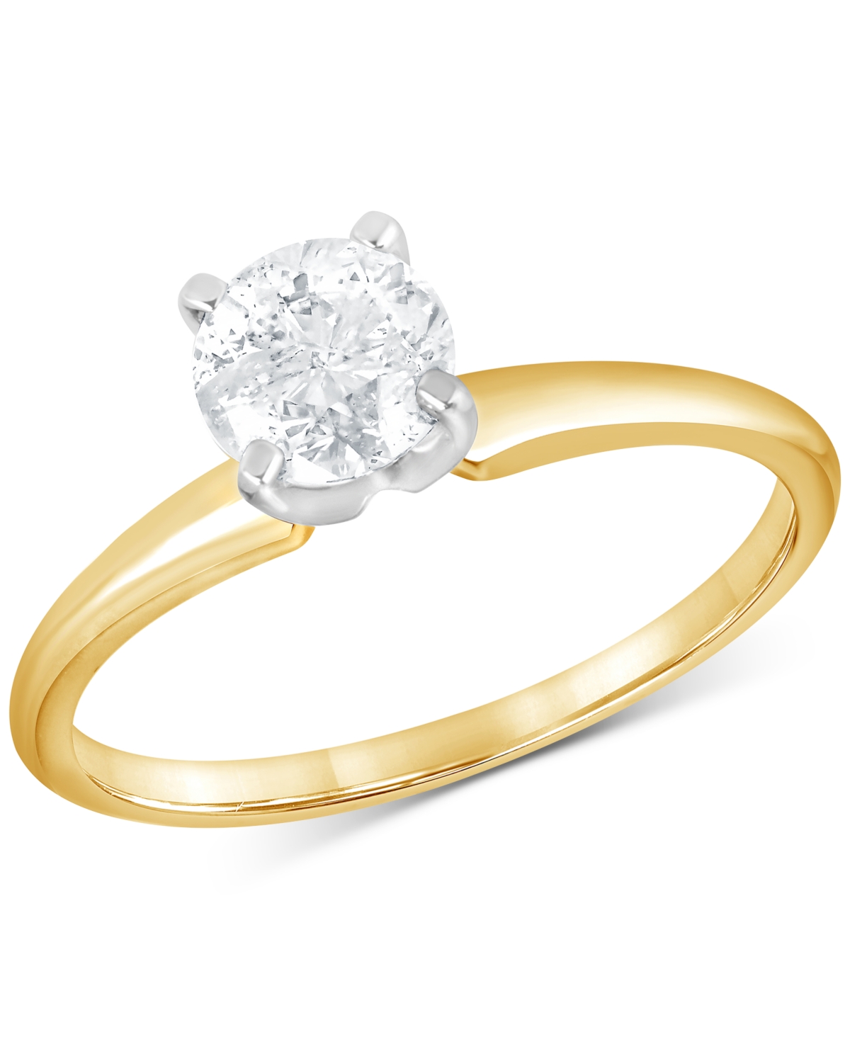 Click here for Diamond Engagement Ring (3/4 ct. t.w.) in 14k Two-... prices